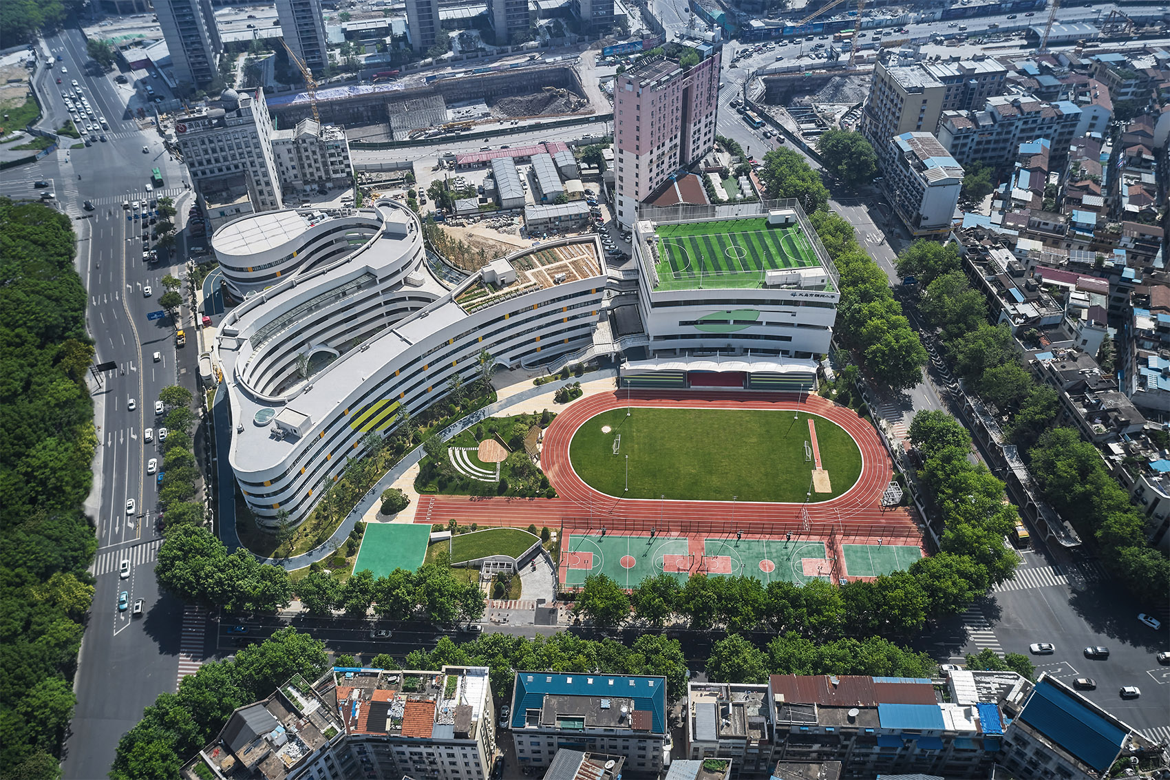 Chouzhou primary school in Yiwu City, China by Zhejiang Province ...