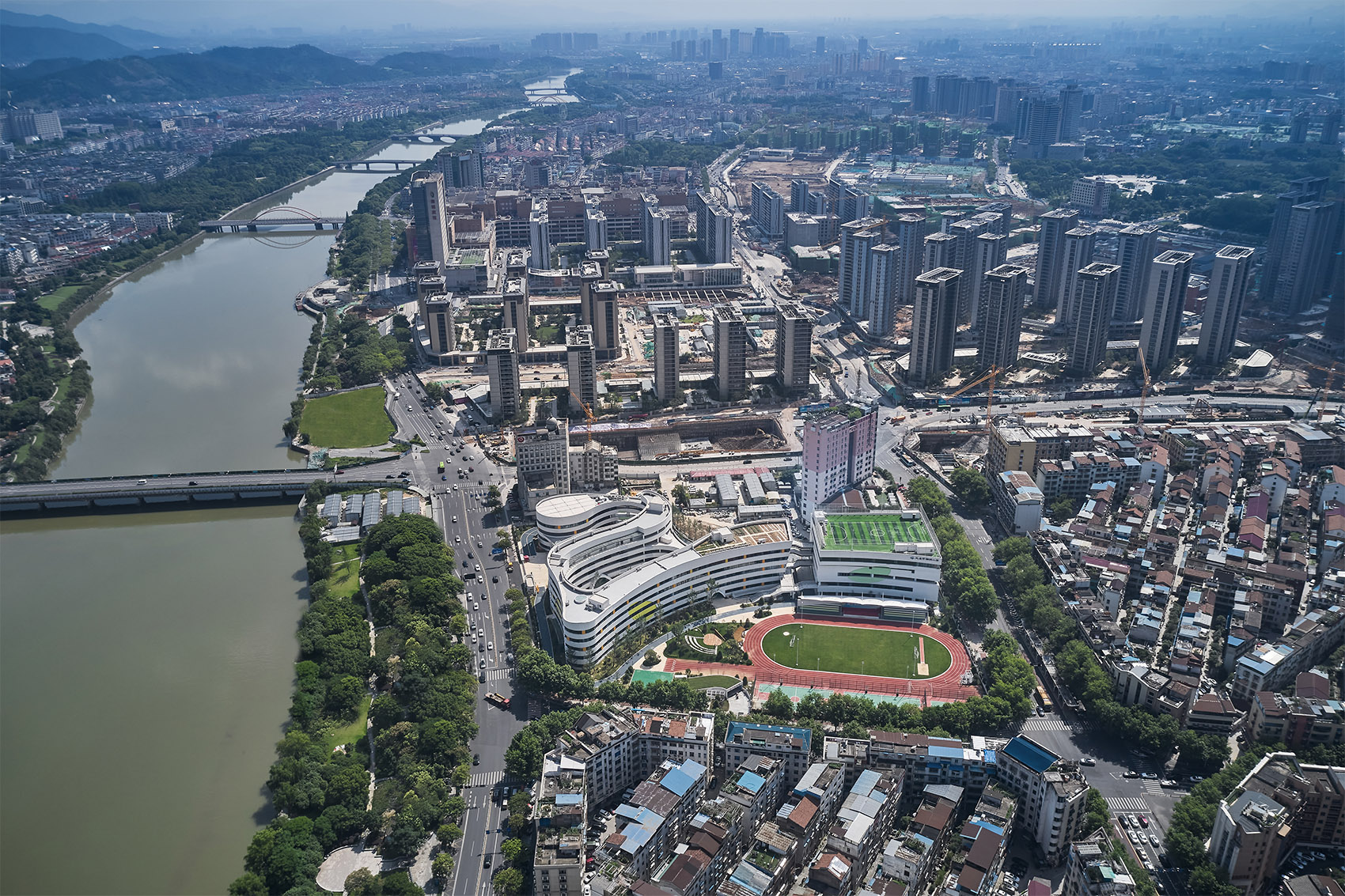 Chouzhou primary school in Yiwu City, China by Zhejiang Province ...