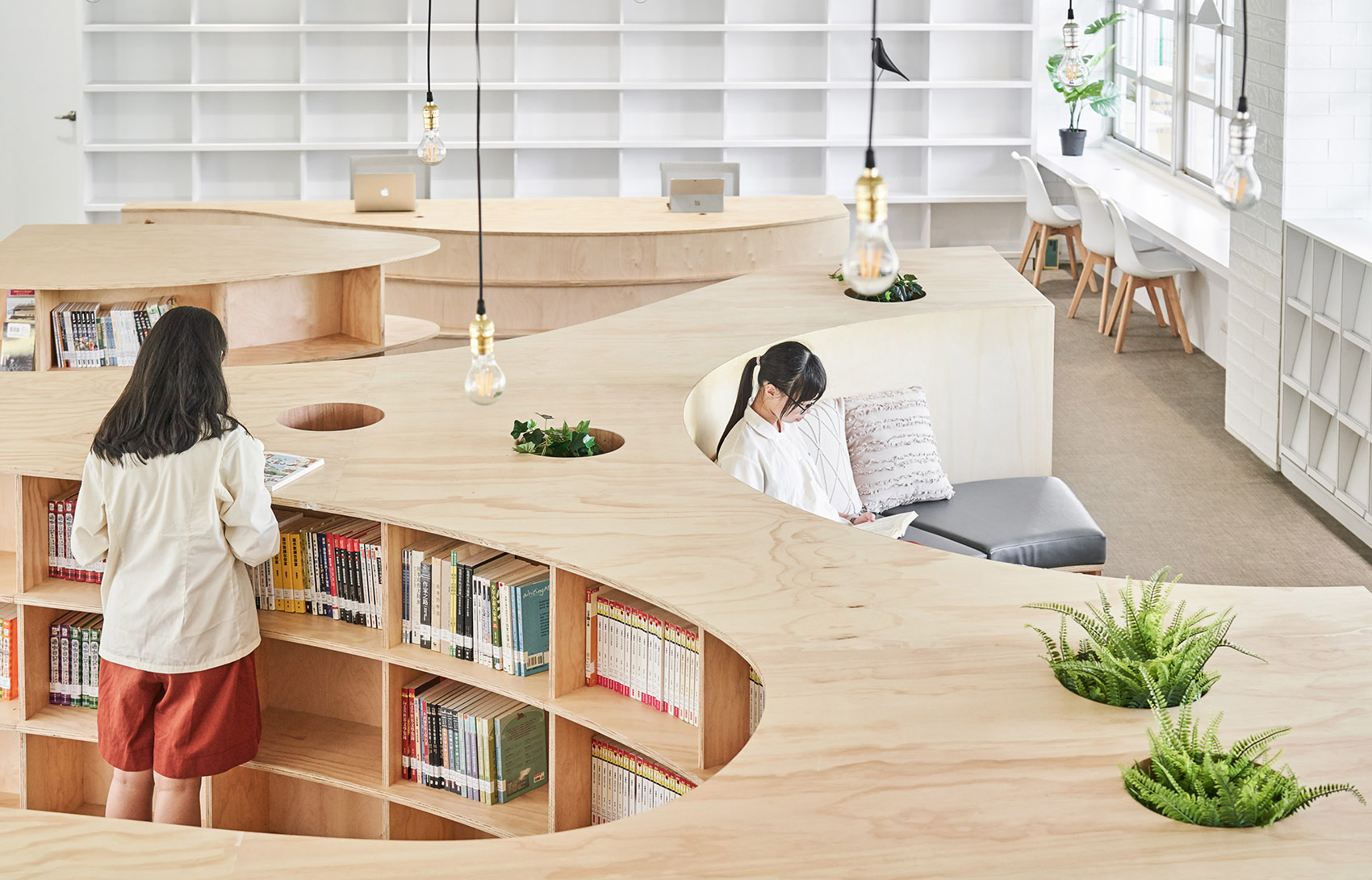 Lishin Elementary School Library by TALI DESIGN - 谷德设计网