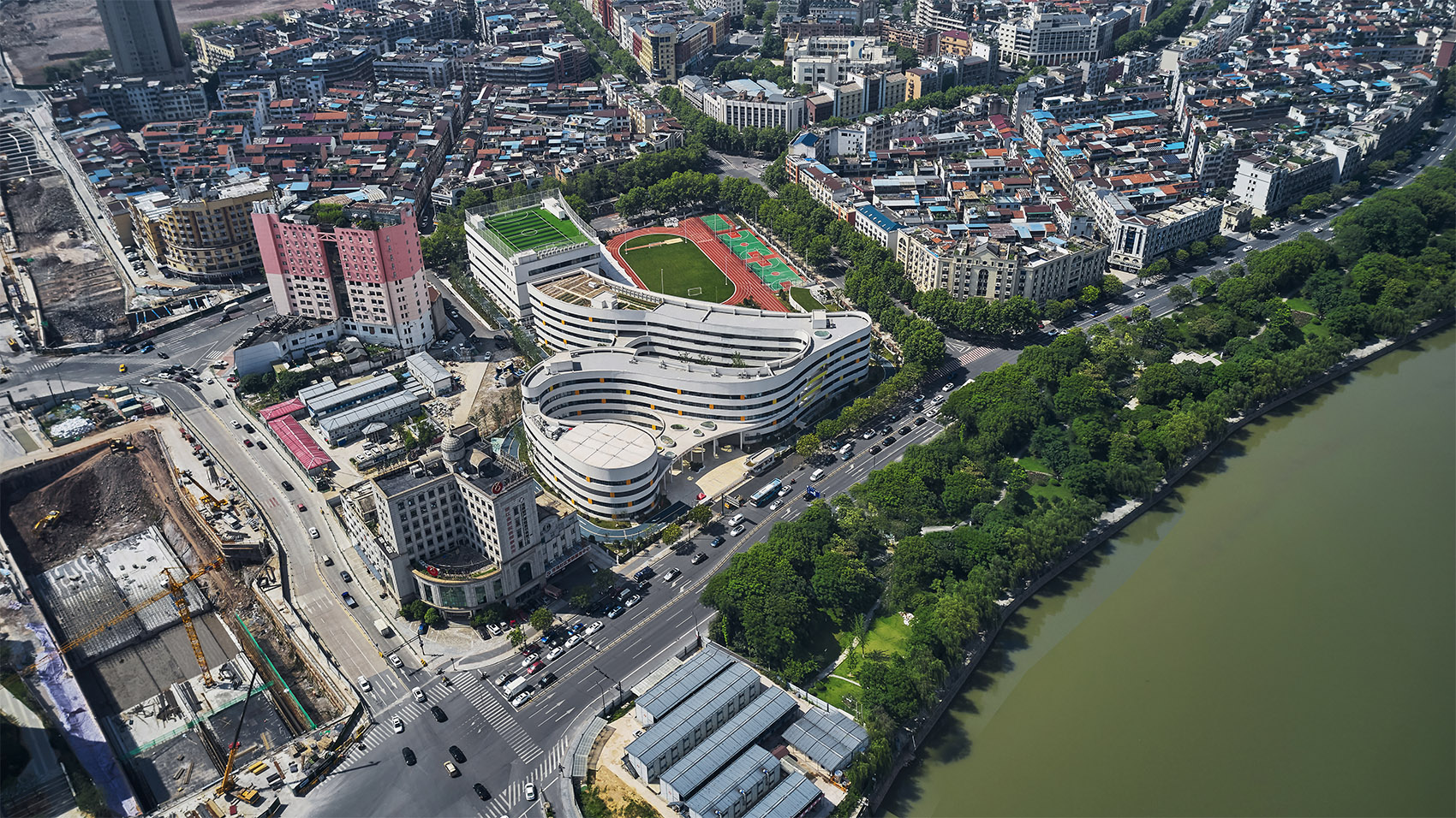 Chouzhou primary school in Yiwu City, China by Zhejiang Province ...
