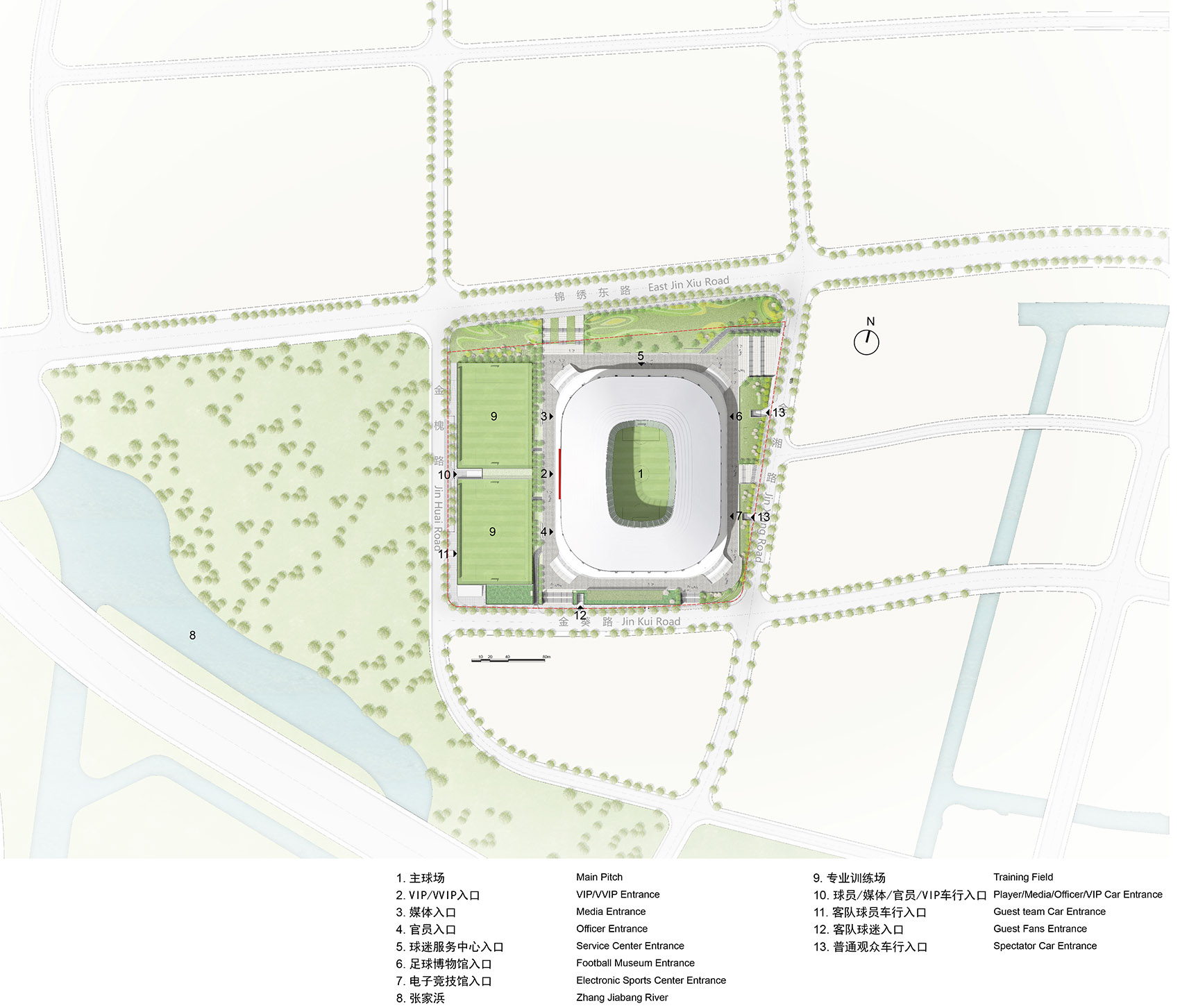 SAIC Motor Pudong Arena, Shanghai, China by HPP Architects - 谷德设计网