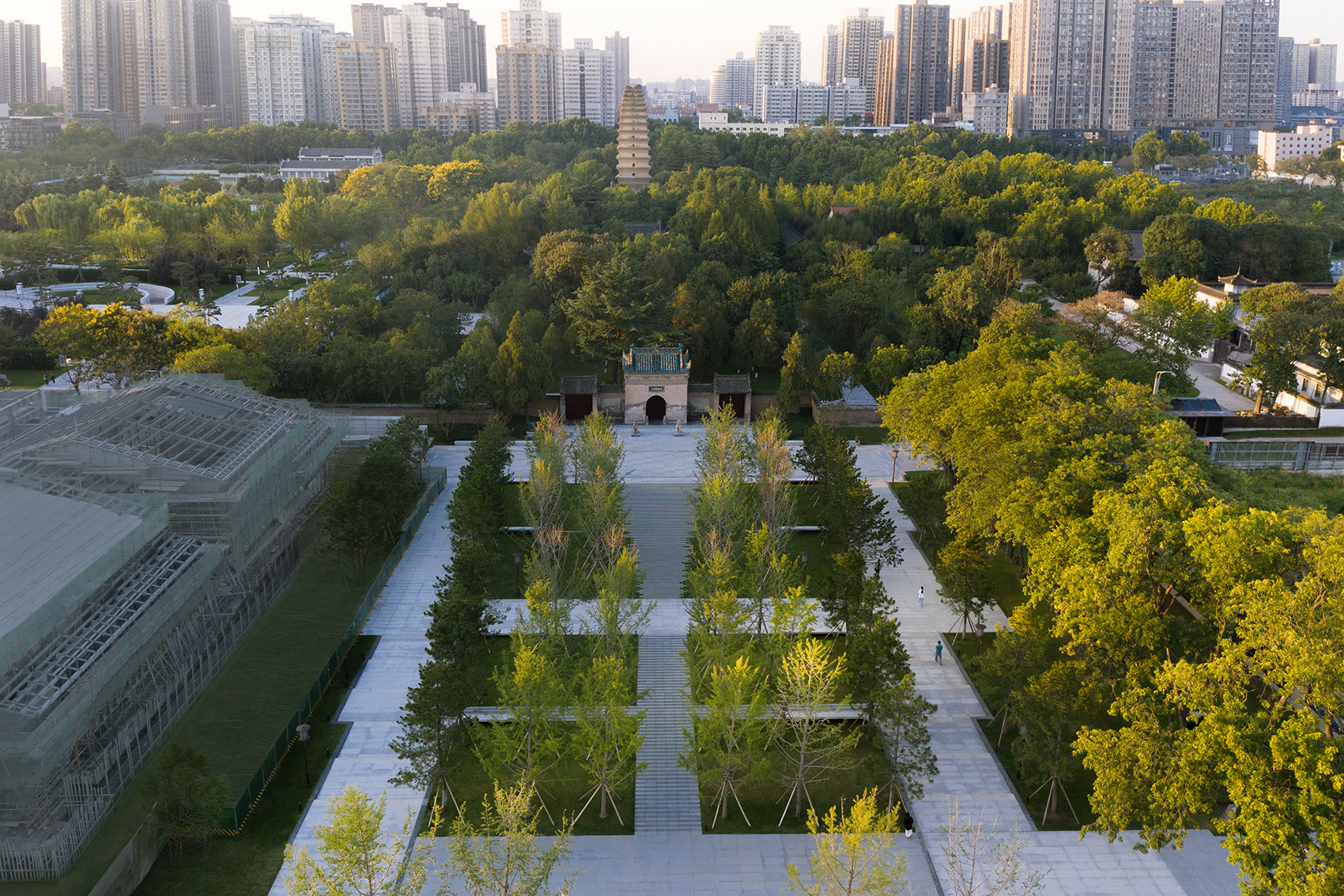 Redevelopment of the Small Wild Goose Pagoda historical district: West ...