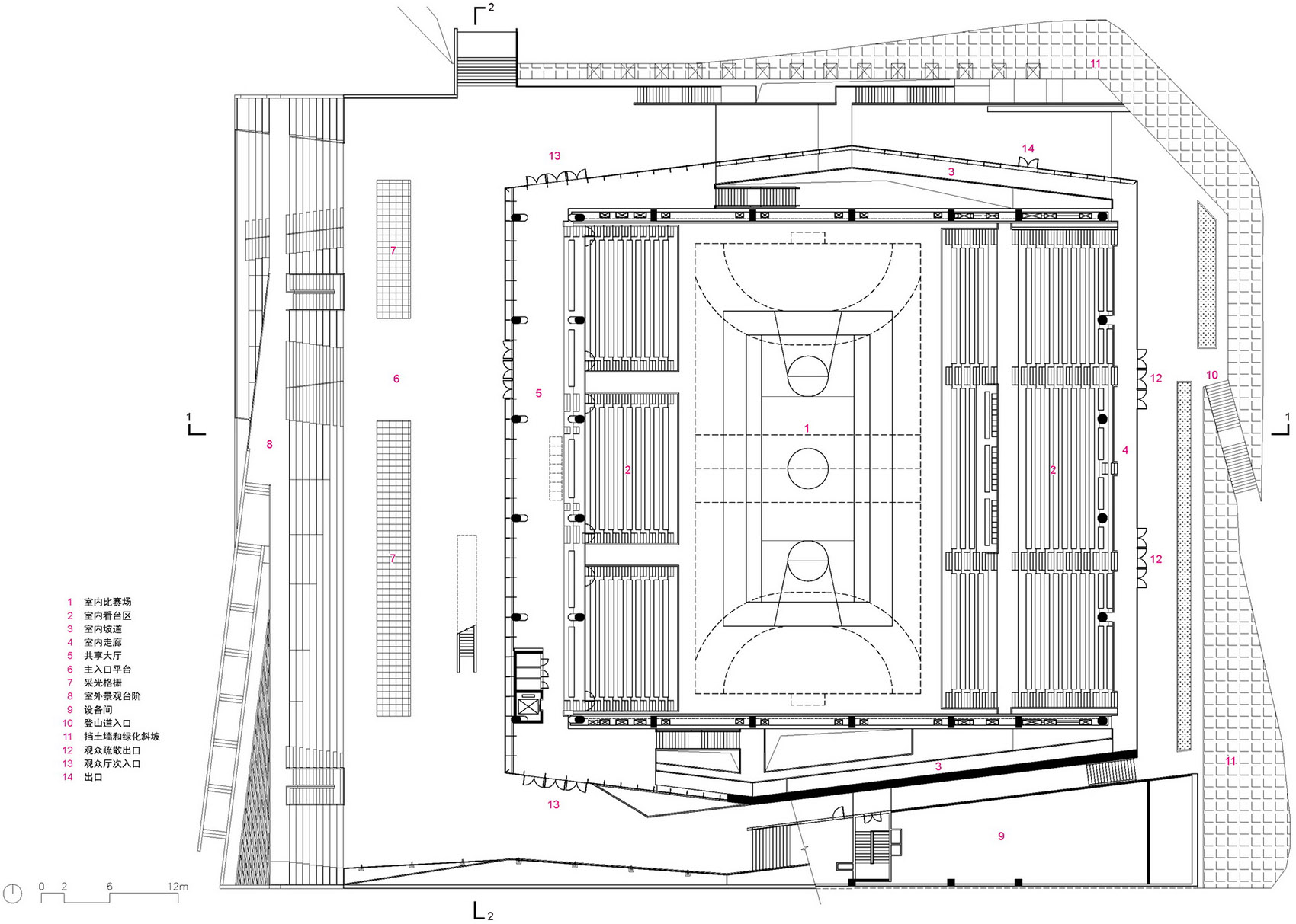 Gymnasium of South University of Science and Technology, Shenzhen ...