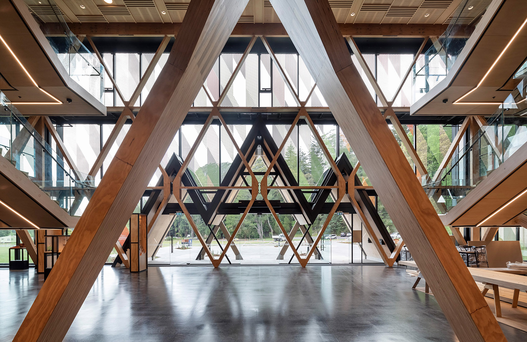 Te Whare Nui o Tuteata, The SCION Timber Innovation Hub by RTA Studio + Irving Smith Architects ...