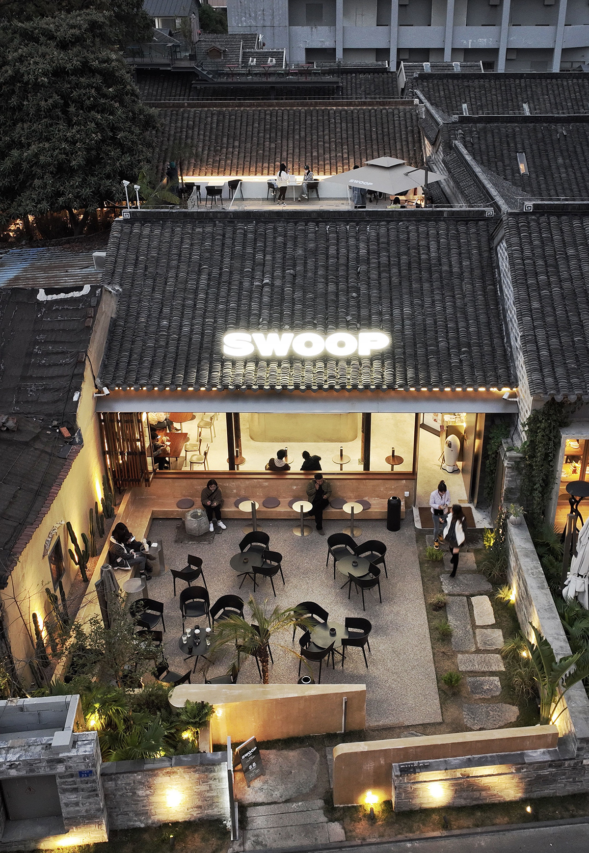 SWOOP Coffee and Taixi Restaurant, China by Hangzhou Guantang Interior ...