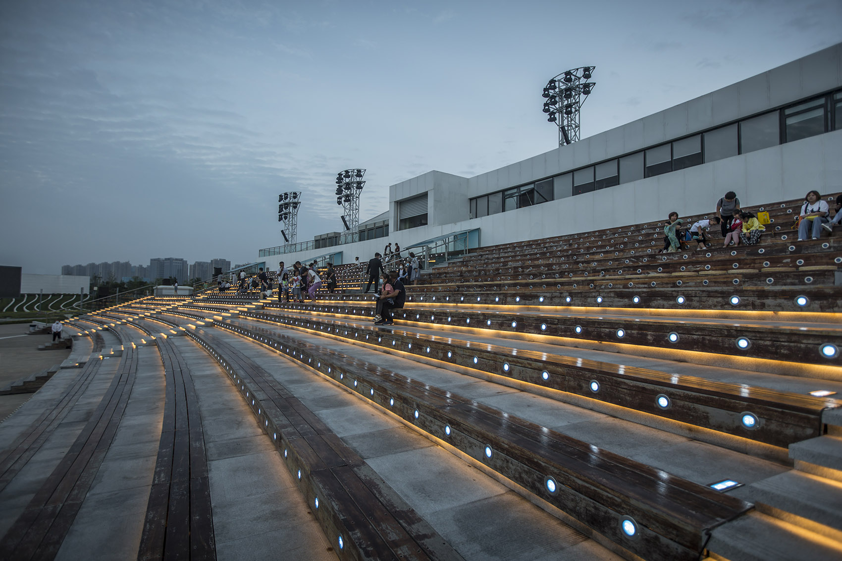 Overall design of Jinyang Lake Water Show Theater, China by UJ (Beijing ...