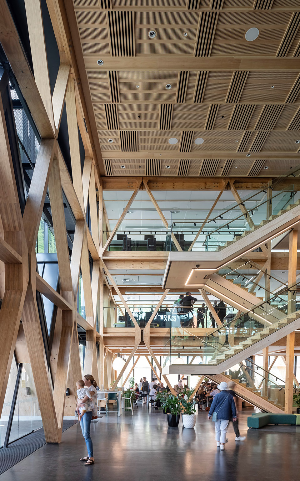 Te Whare Nui o Tuteata, The SCION Timber Innovation Hub by RTA Studio + Irving Smith Architects ...