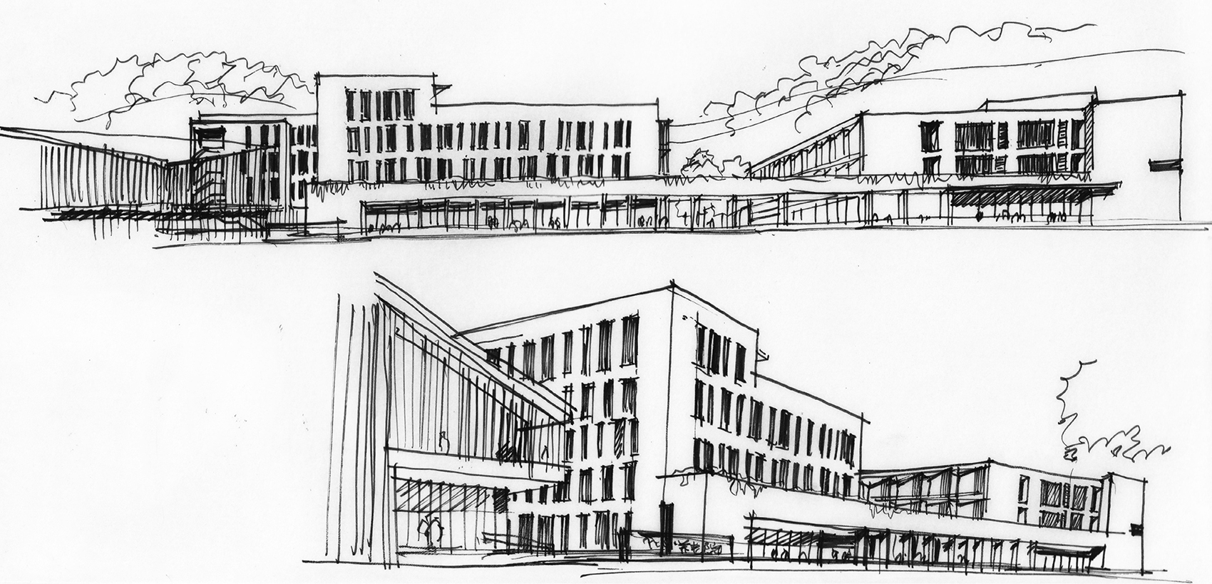 岱山南侧社区卫生服务中心、养老院、社区教堂，南京 / 东南大学建筑学院UAG城市建筑设计工作室 - 谷德设计网