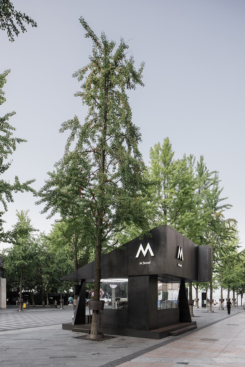 M Stand West Lake Corner Pavilion, China by Dazhou And Associates - 谷德设计网