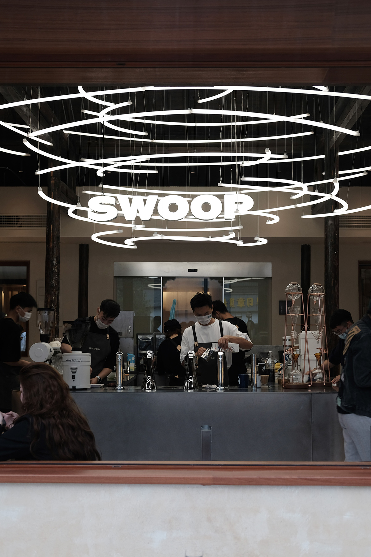 SWOOP Coffee and Taixi Restaurant, China by Hangzhou Guantang Interior ...