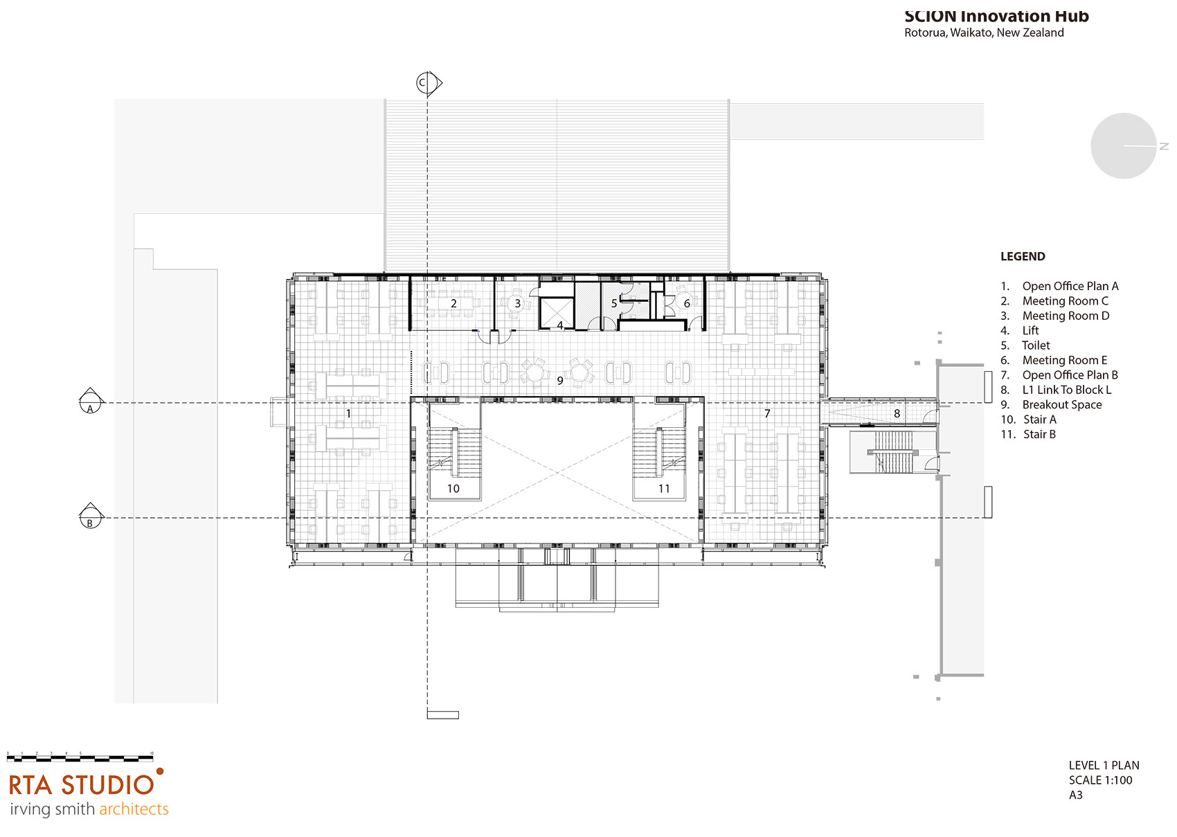 Te Whare Nui o Tuteata, The SCION Timber Innovation Hub by RTA Studio + Irving Smith Architects ...