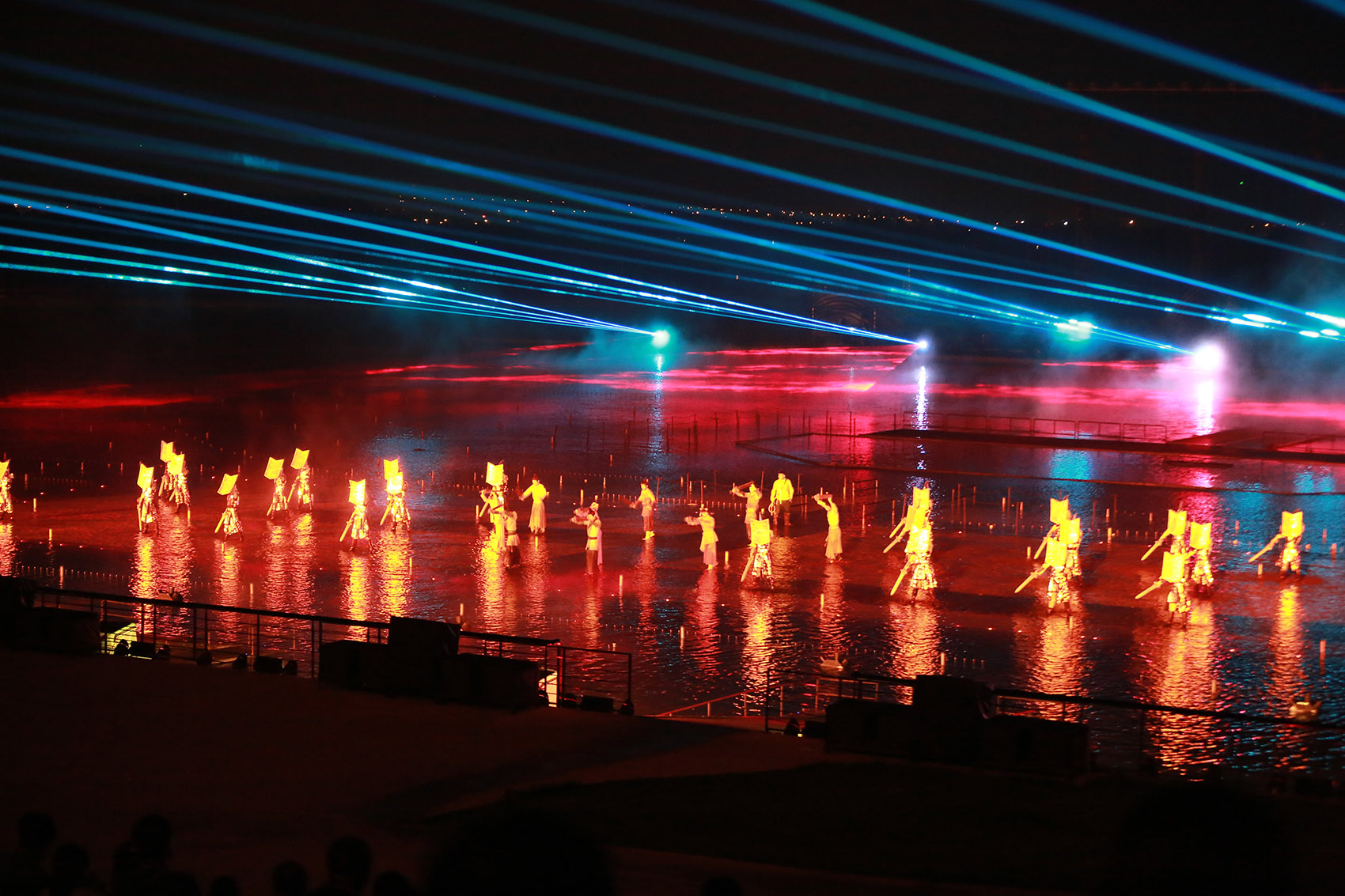 Overall design of Jinyang Lake Water Show Theater, China by UJ (Beijing ...