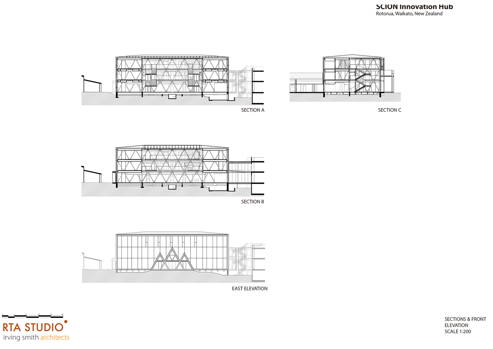 Te Whare Nui o Tuteata, The SCION Timber Innovation Hub by RTA Studio ...