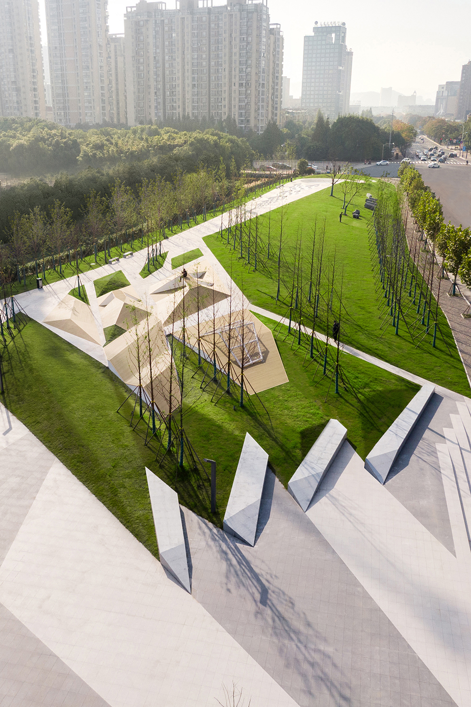 Shaoxing Mini Supernova Community Park, China by HID - 谷德设计网