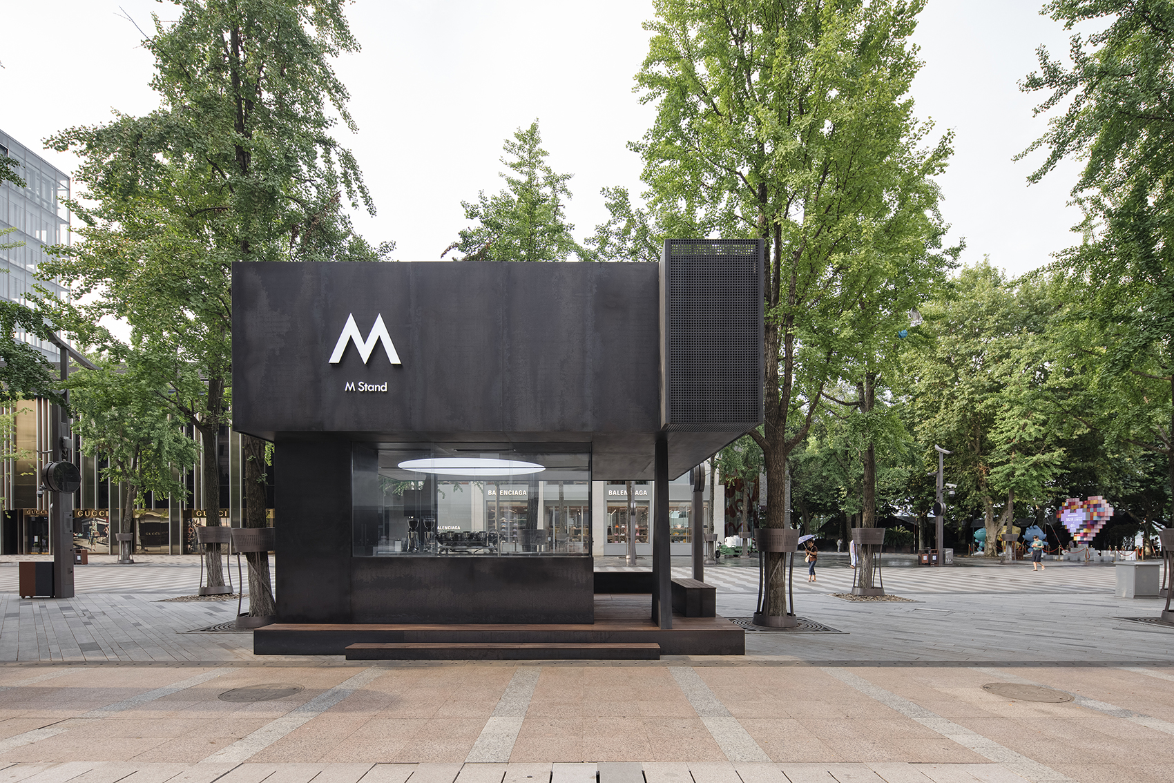 M Stand West Lake Corner Pavilion, China by Dazhou And Associates - 谷德设计网