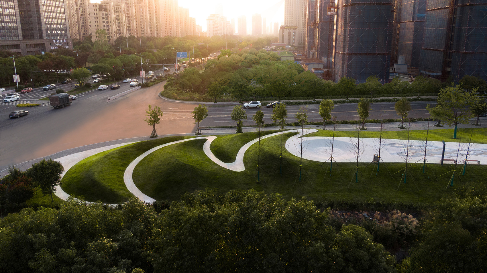 Shaoxing Mini Supernova Community Park, China by HID - 谷德设计网