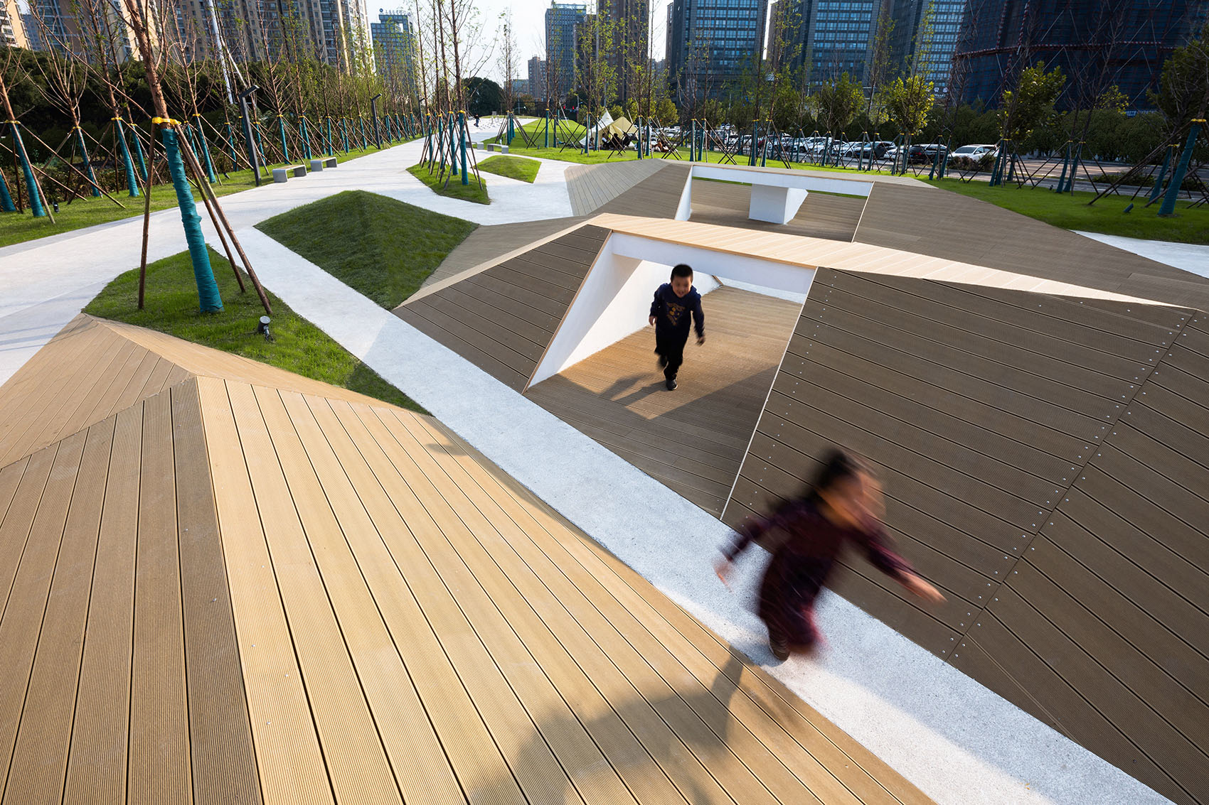Shaoxing Mini Supernova Community Park, China by HID - 谷德设计网