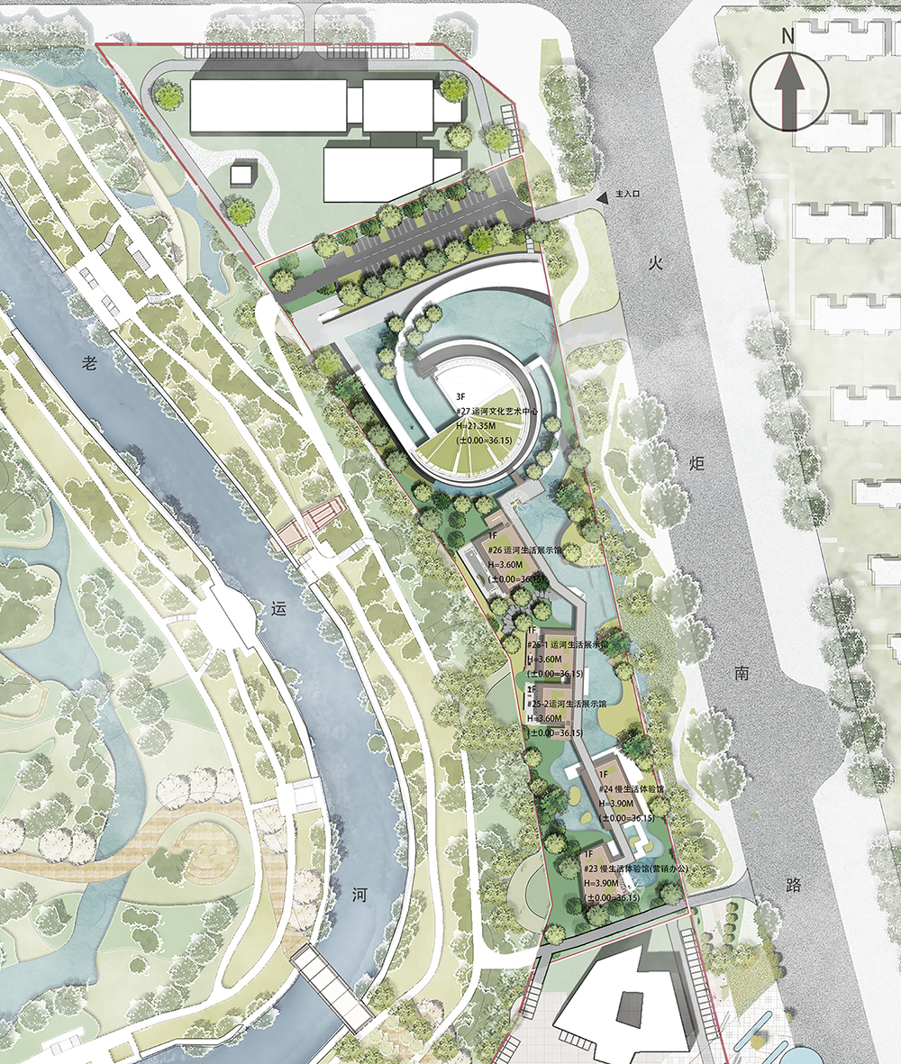 OCT Jining Grand Canal Culture&Art Center, China by CCTN DESIGN - 谷德设计网