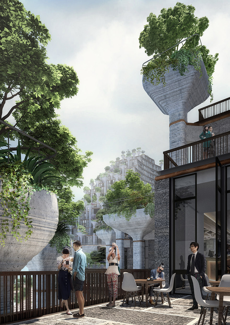 1000 Trees, Shanghai, China by Heatherwick Studio - 谷德设计网