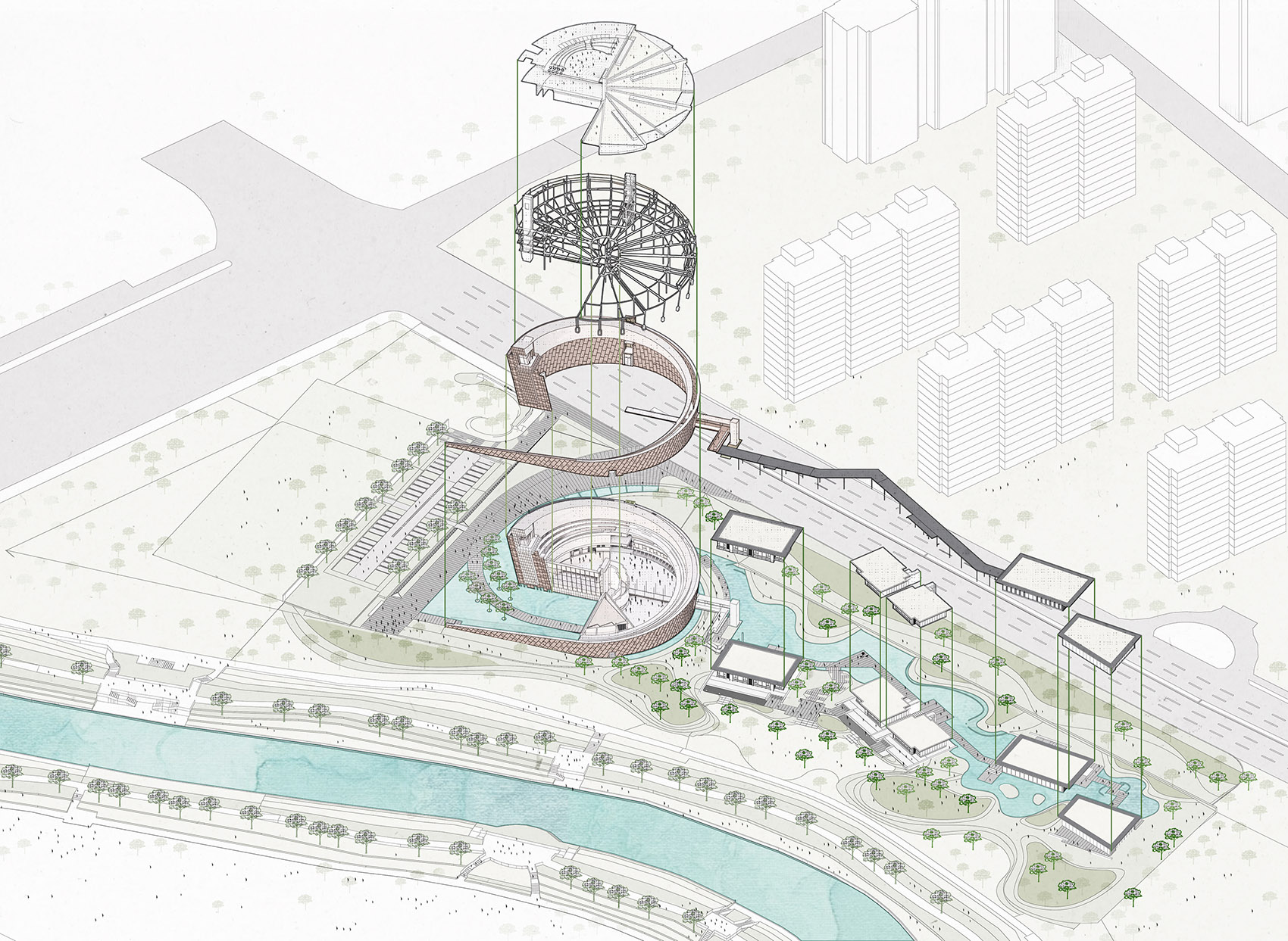 OCT Jining Grand Canal Culture&Art Center, China by CCTN DESIGN - 谷德设计网