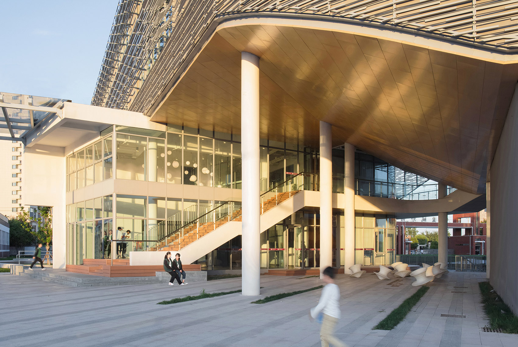 Yancheng Foreign Language School Innovation Center, Jiangsu, China by ...