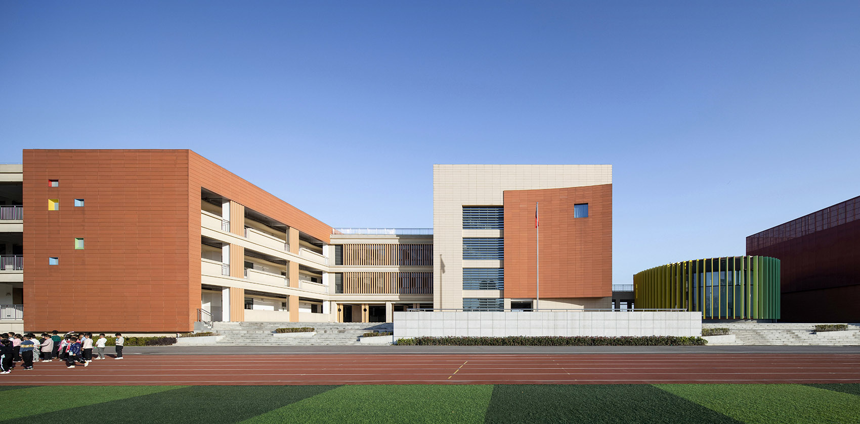 Tongling Xihu New District Middle school and primary school, Anhui ...