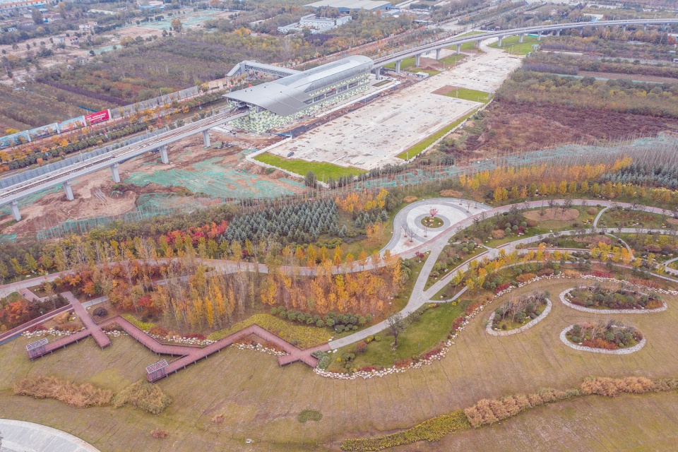 Ecological Wetland Sports Health Park of Sha River Corridor in Xixian ...