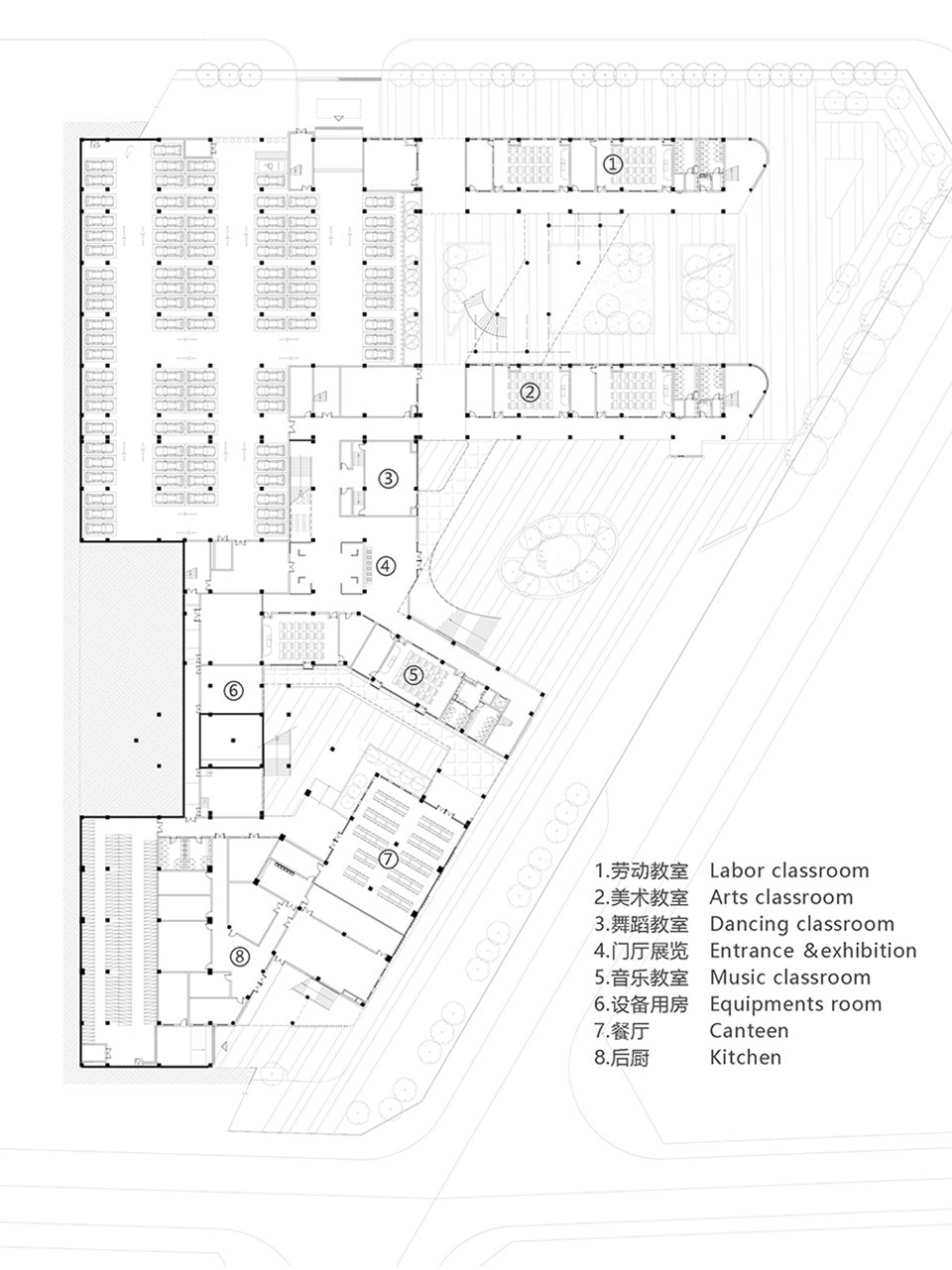 Tongling Xihu New District Middle school and primary school, Anhui ...