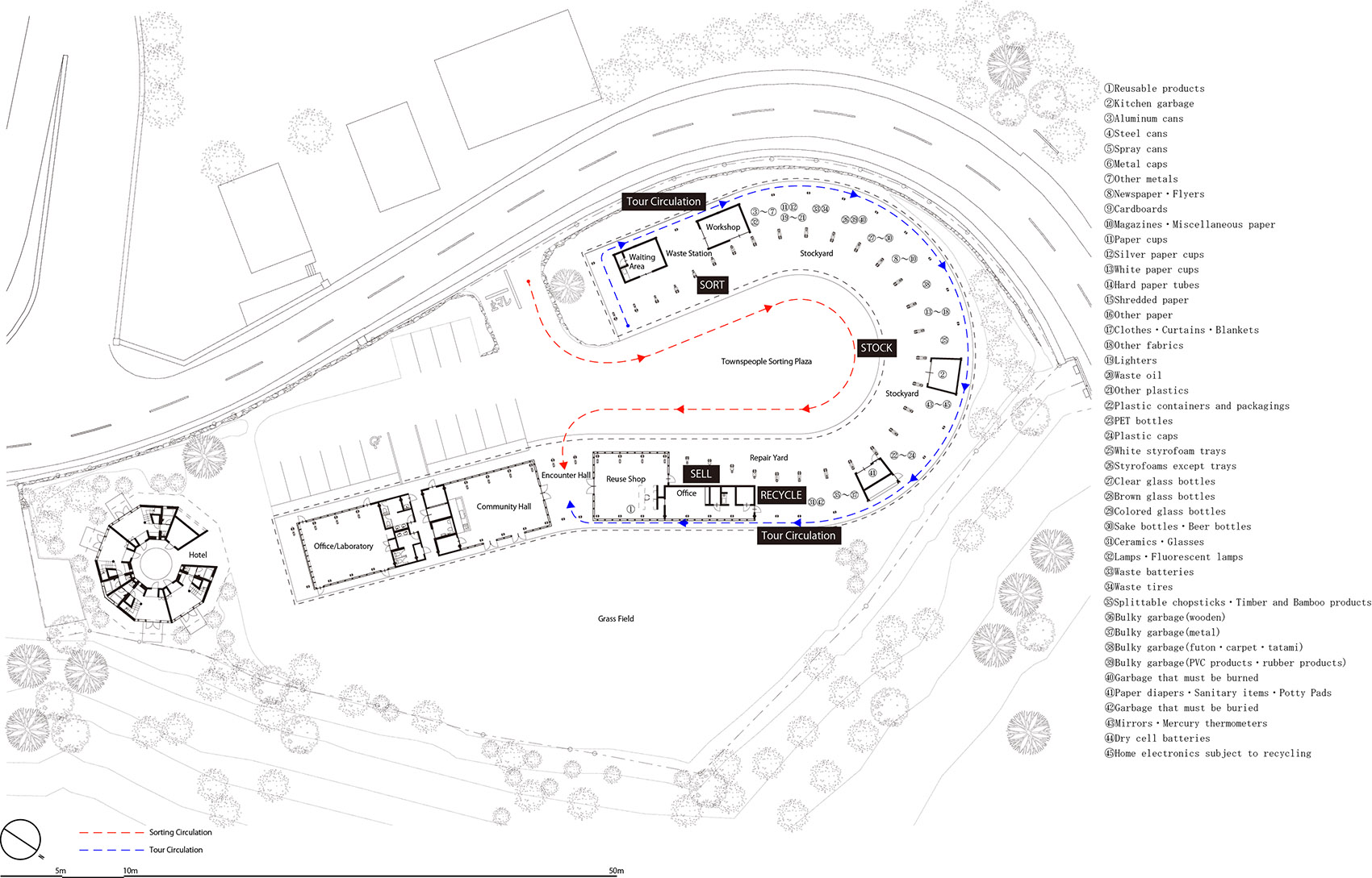 KAMIKATSU ZERO WASTE CENTER, Japan by Hiroshi Nakamura & NAP - 谷德设计网