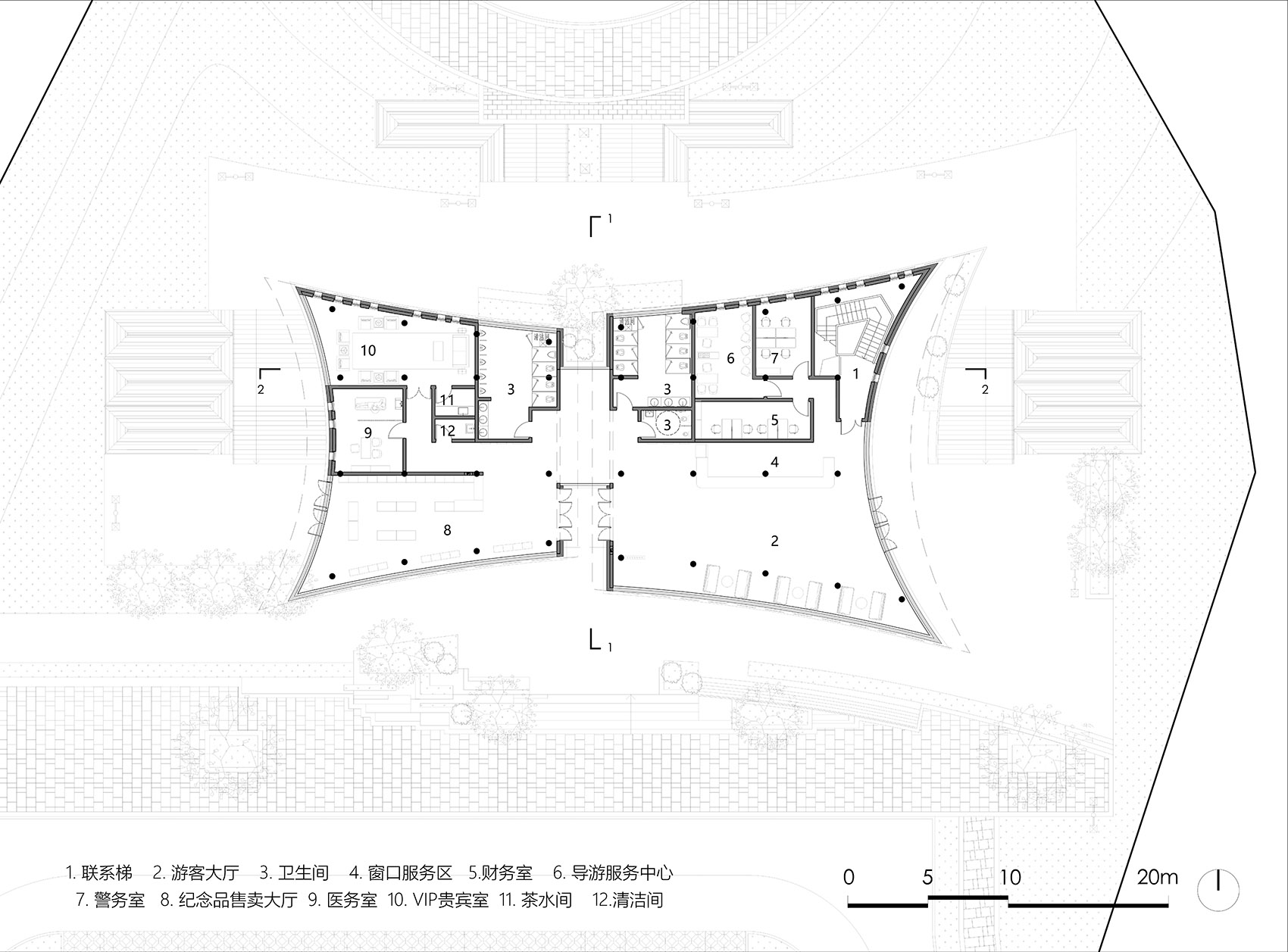 The Initial of the Blessing-Laoe Shan Visitor Center by s.cene Studio ...