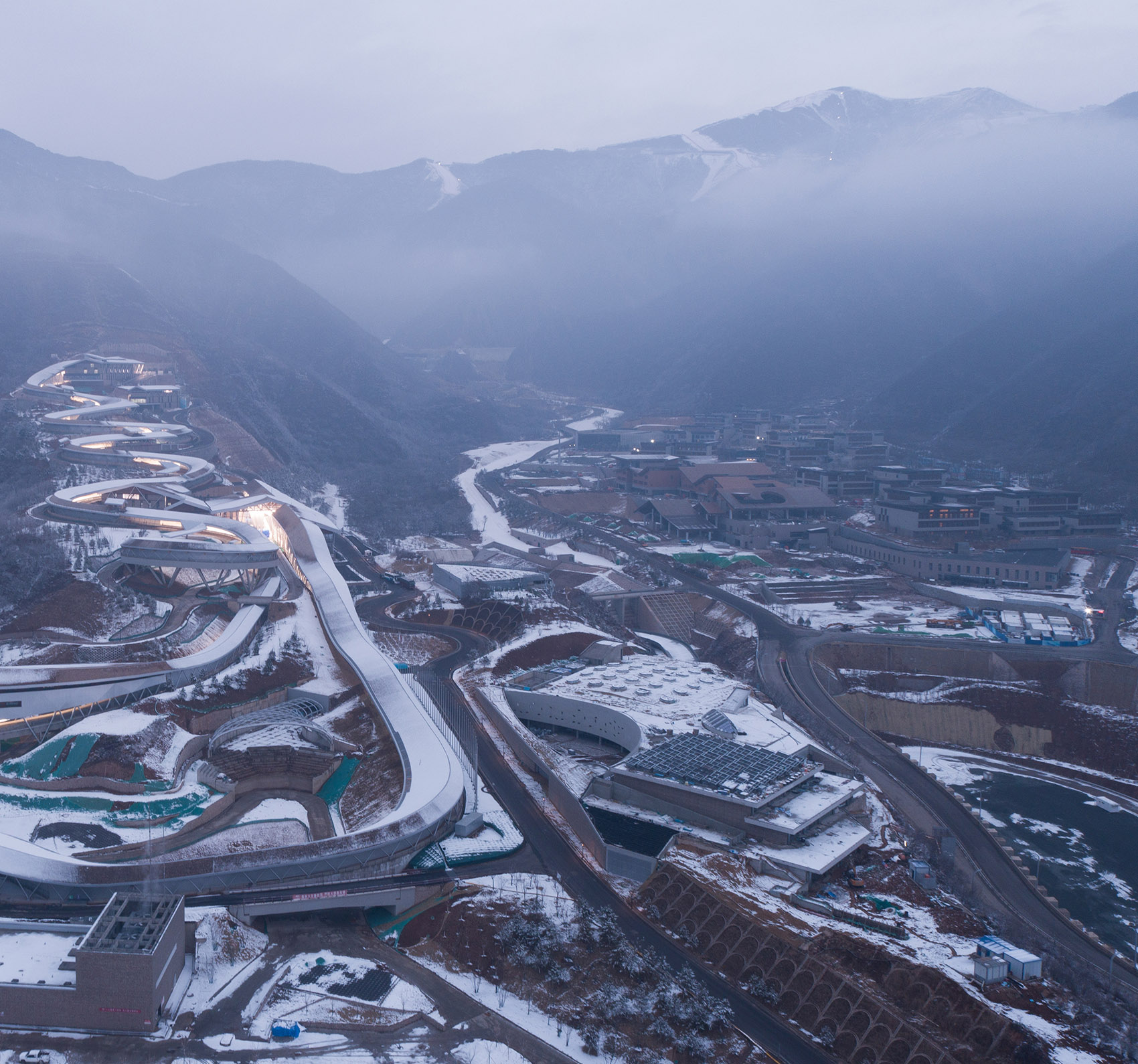 Planning and Venue design for Yanqing Zone, by the China Architectural ...