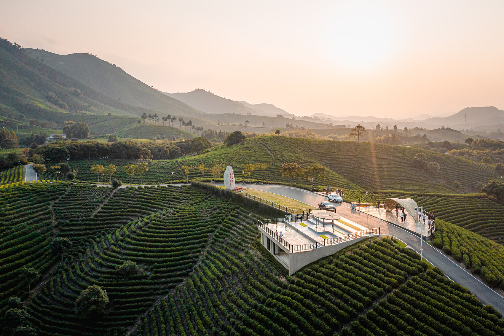 Anji Sight-viewing Platform and Tea House, China by HATCH Architects ...