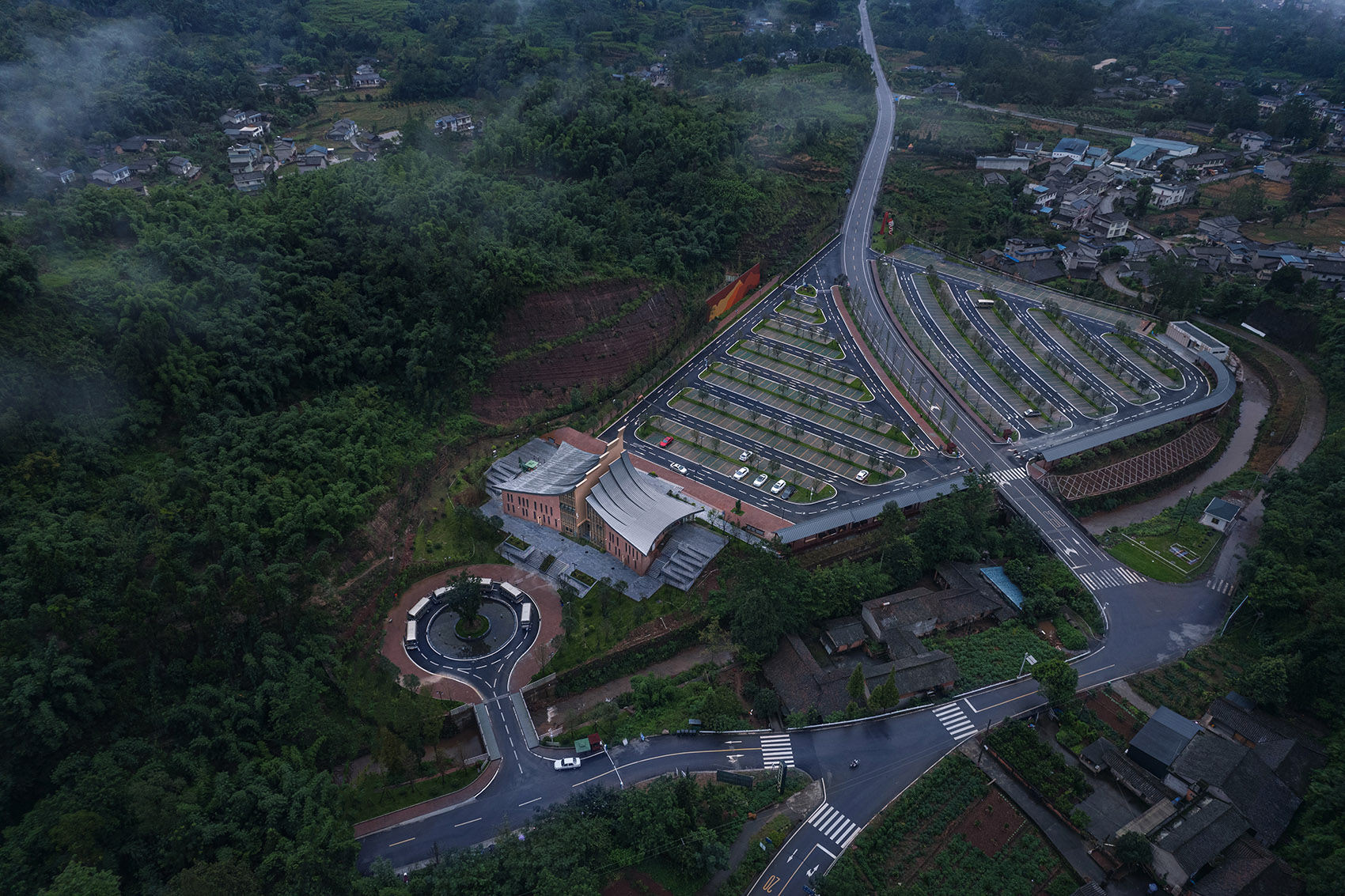 The Initial of the Blessing-Laoe Shan Visitor Center by s.cene Studio ...