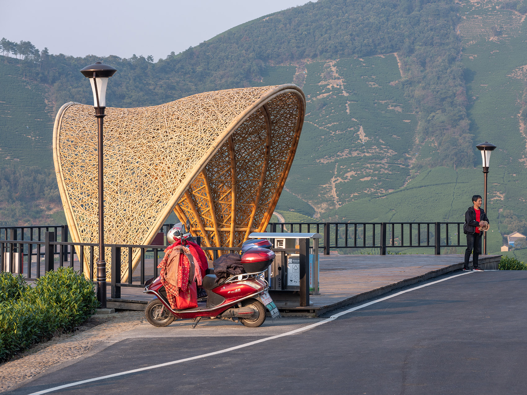 Anji Sight-viewing Platform and Tea House, China by HATCH Architects ...