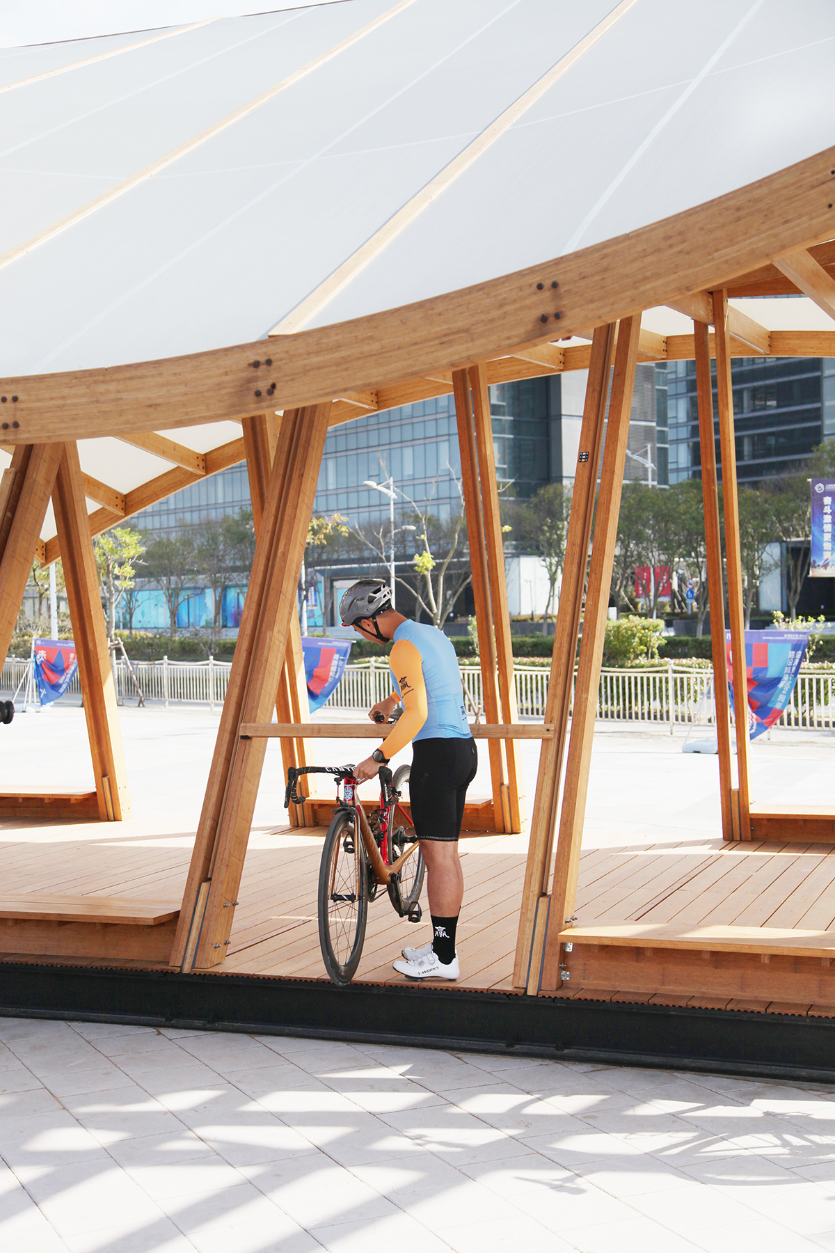 Cycling Pavilion, China by A.C.R.E Atelier + School of art design and ...
