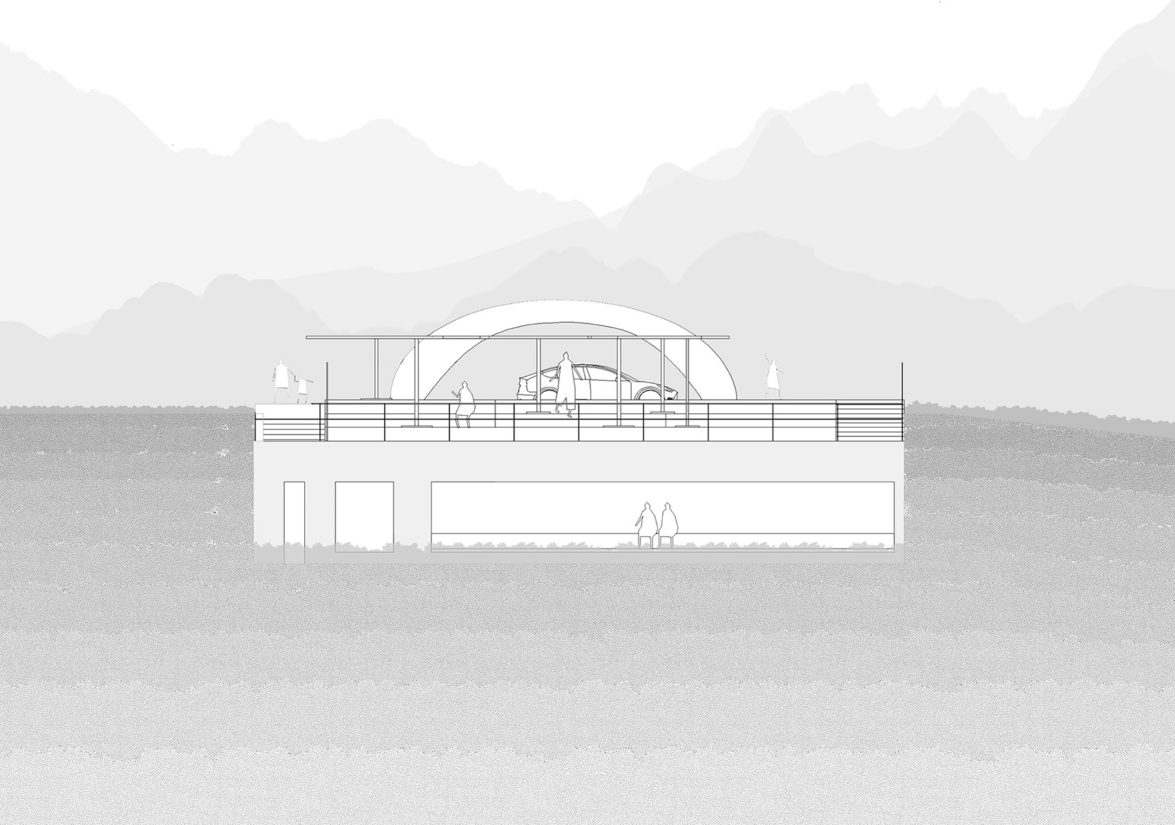 Anji Sight-viewing Platform and Tea House, China by HATCH Architects ...