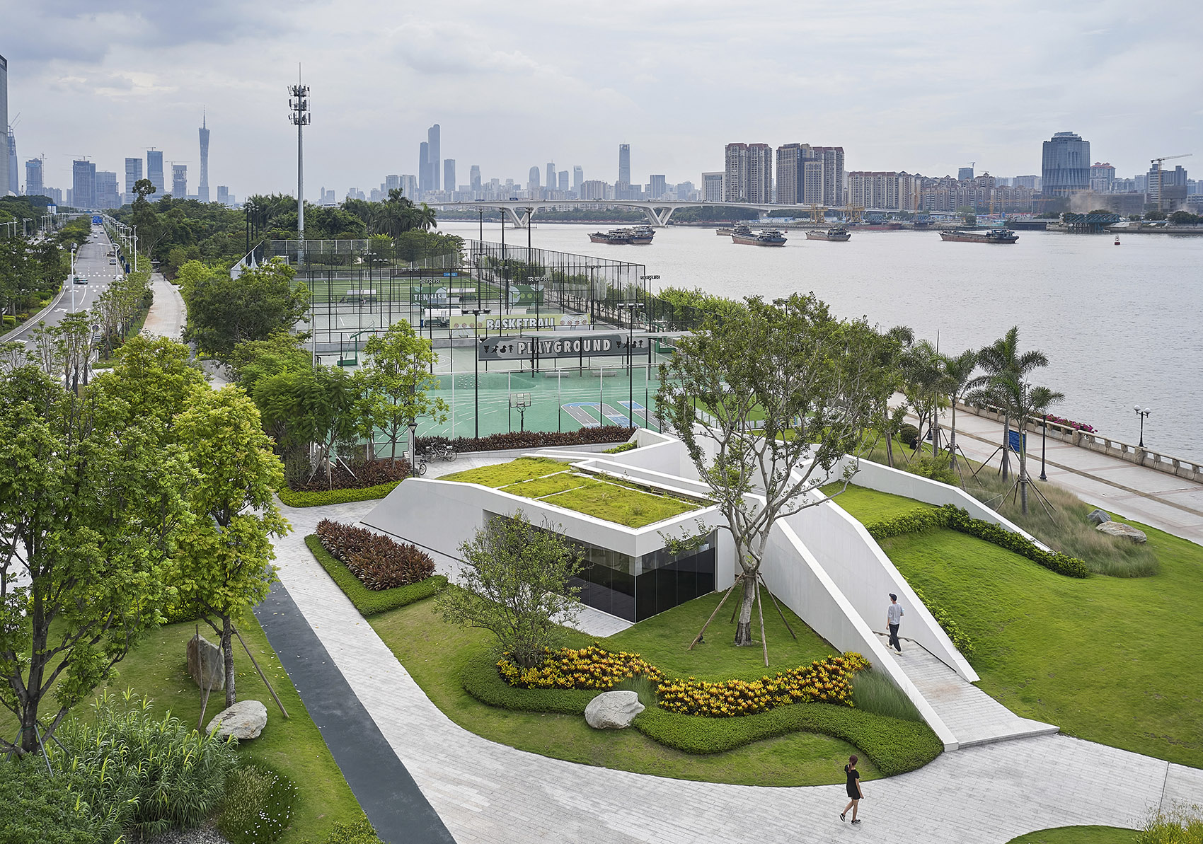 Pazhou Poly Sport Park Service Center, Guangzhou, China by TEAM BLDG ...