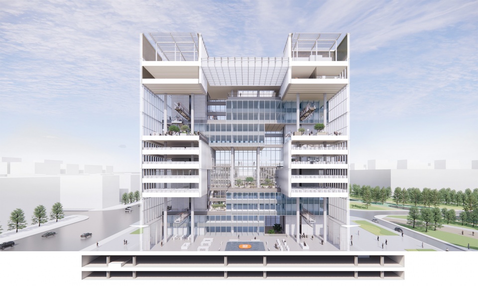 gmp wins the first prize in design competition for Xiaomi Headquarters ...