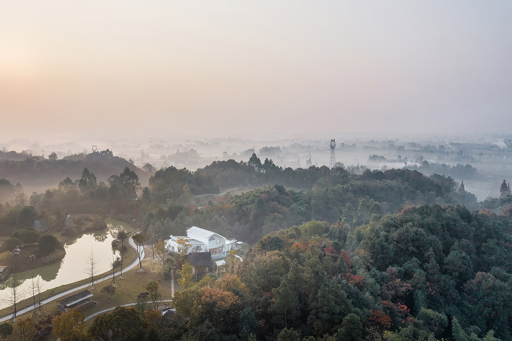 Chengdu Dujiangyan Forget me, not farm: Valley Restaurant and “Leisure ...