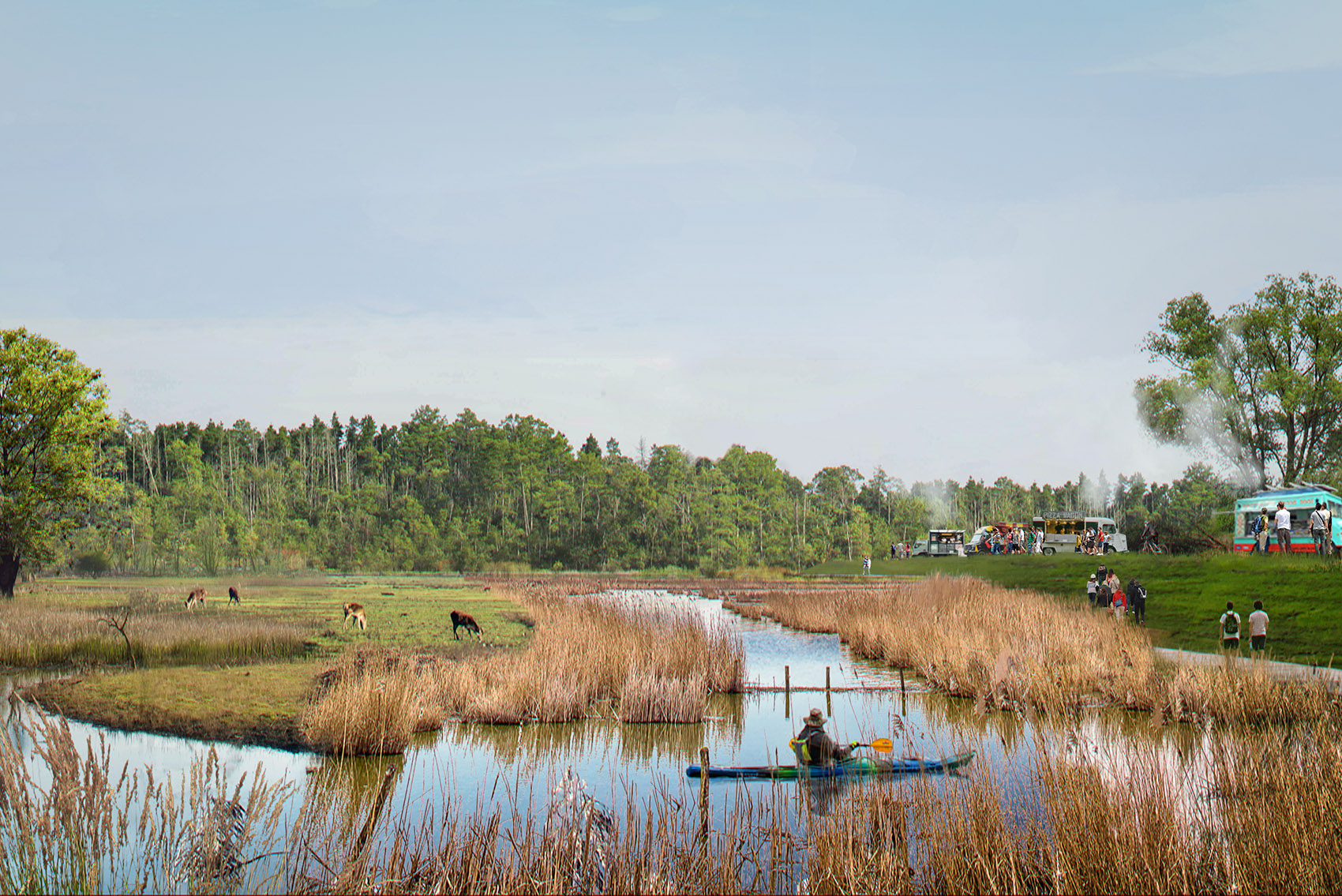 Wetland Park and Bird Watching Spot - 谷德设计网