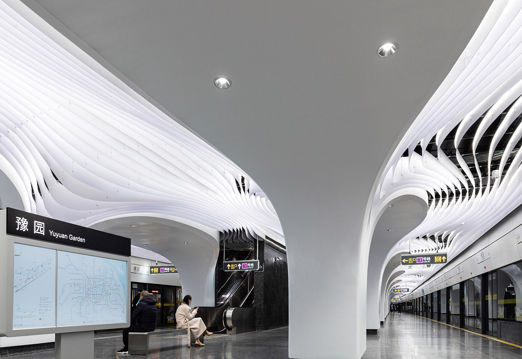 Shanghai Subway Line 14 Yuyuan Station, China by XING DESIGN - 谷德设计网