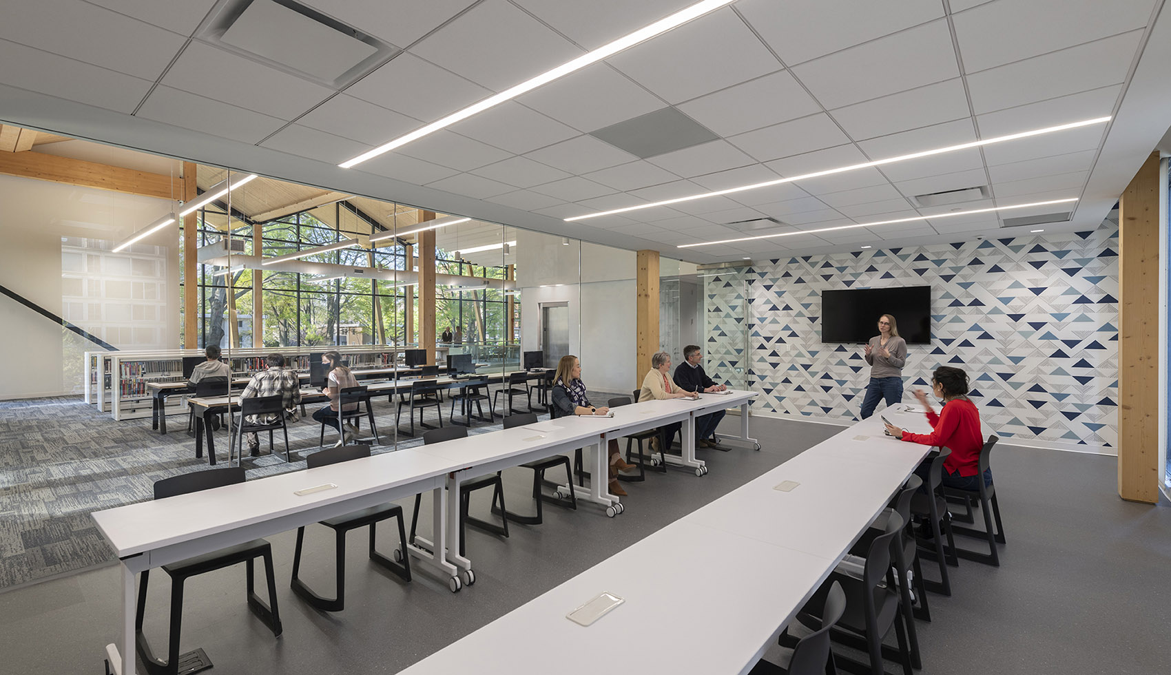 Southwest Library by Perkins&Will - 谷德设计网