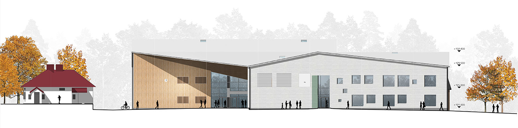 Hankasalmi School Centre, Finland by Parviainen Architects - 谷德设计网