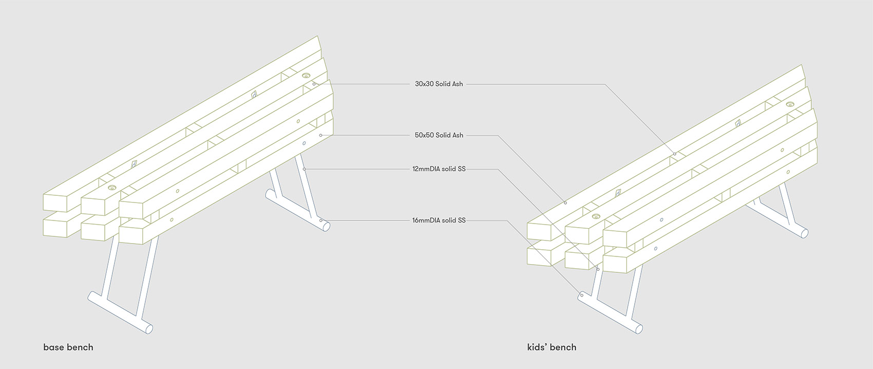 BRANCHING BENCHES by Napp Studio & Architects - 谷德设计网