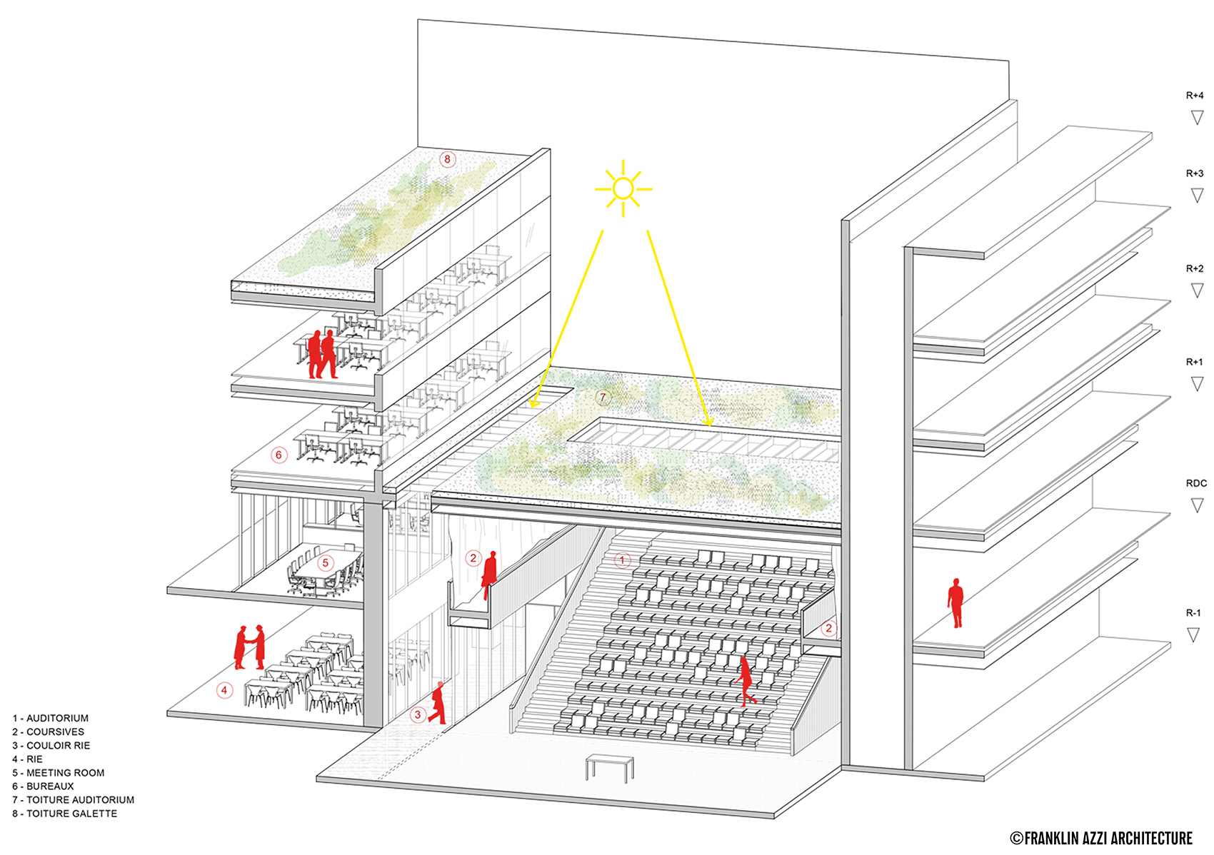 WORKSTATION, OFFICE BUILDING AT COURBEVOIE by Franklin Azzi ...