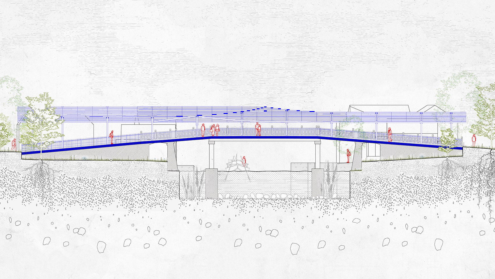 “Fold” and “Curve” Bridges in Changshu by Shenzhen Huahui Design X ...