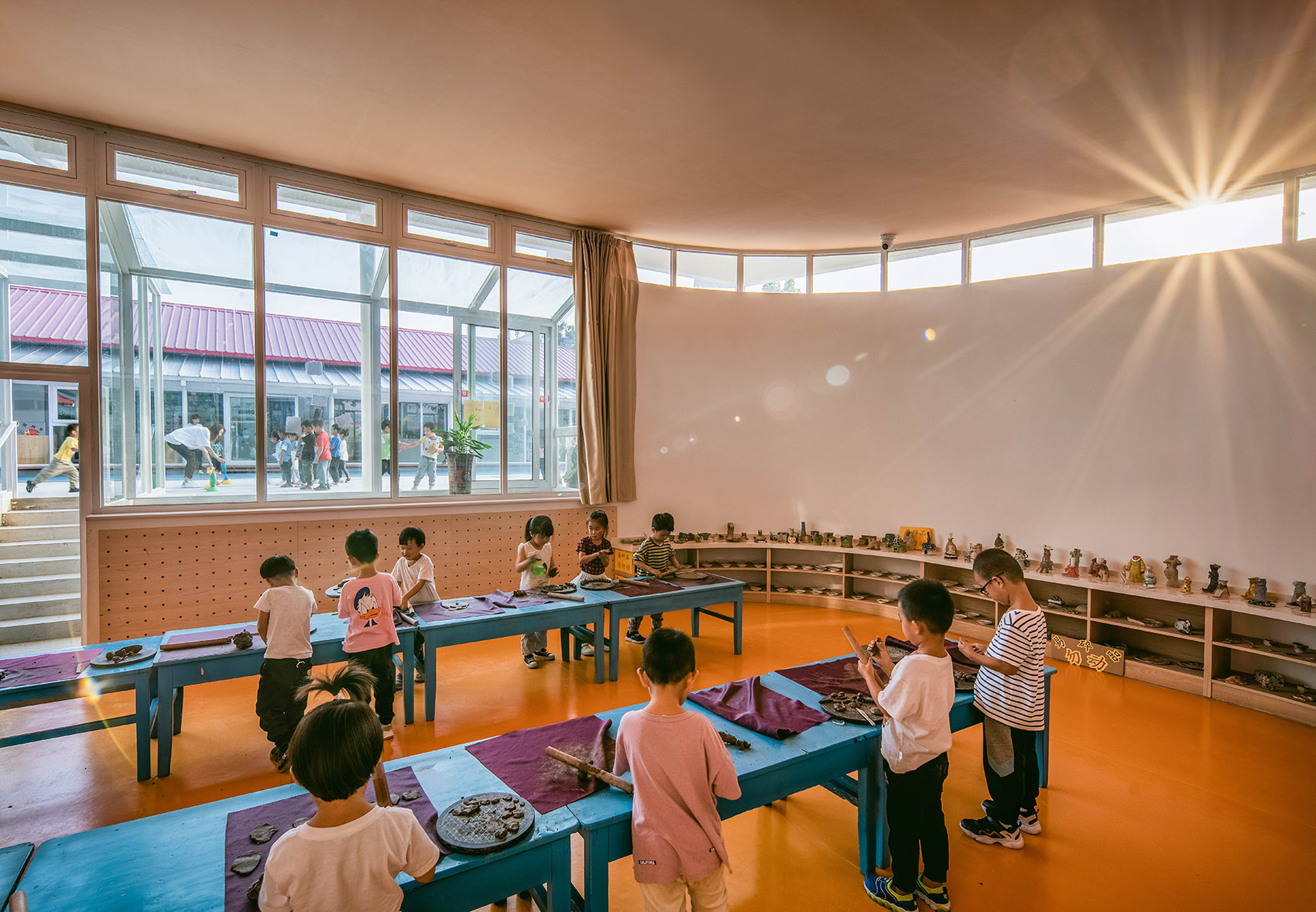 Exploration Loop – Xian County Sunshine Kindergarten, China by PAO - 谷德设计网