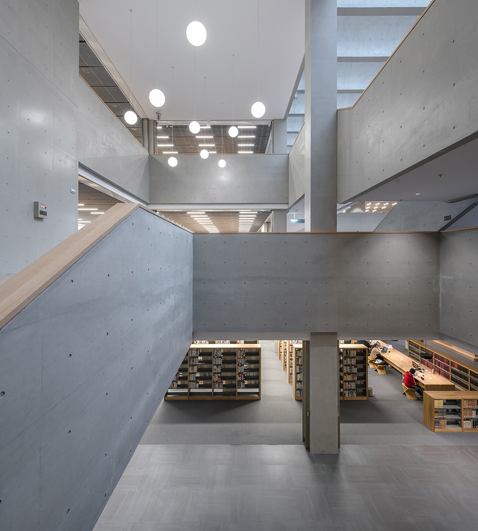 Interior Design of Yifu Library in Beijing University of Technology by ...