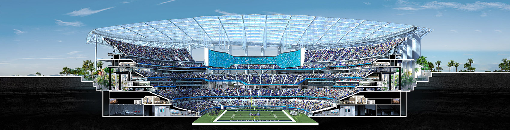 SoFi Stadium by HKS Architects - 谷德设计网