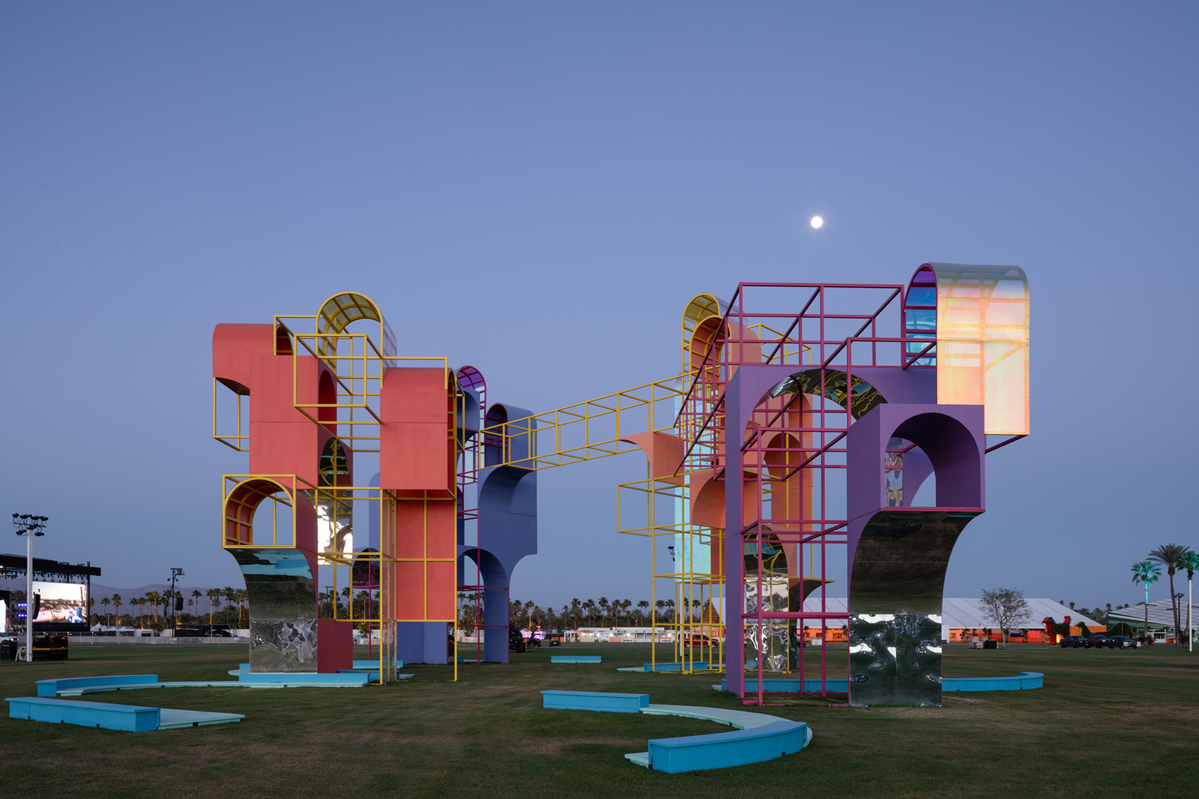 Coachella 2022 Art Installation: The Playground by Architensions - 谷德设计网
